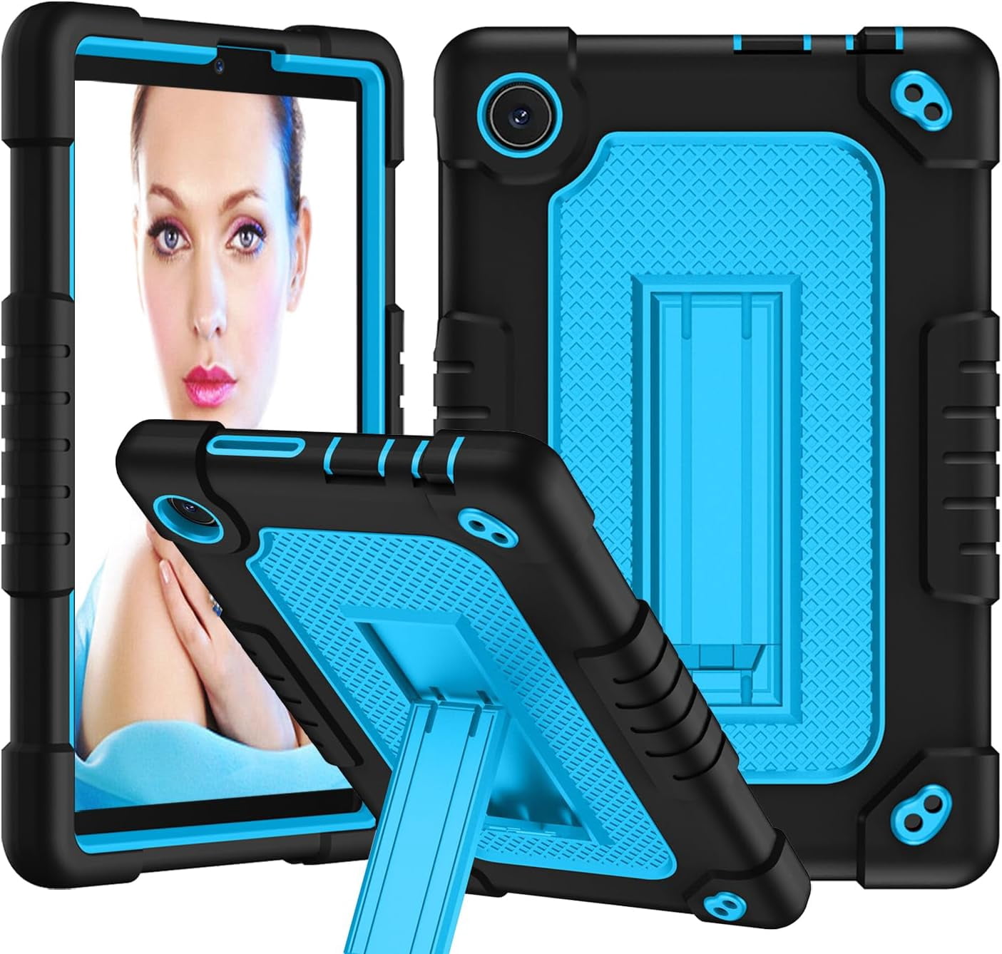 FIEWESEY For TCL TAB 8 LE 9137W/For TCL TAB 8 WiFi 9132X Tablet Case Soft Silicone Rubber Had ...