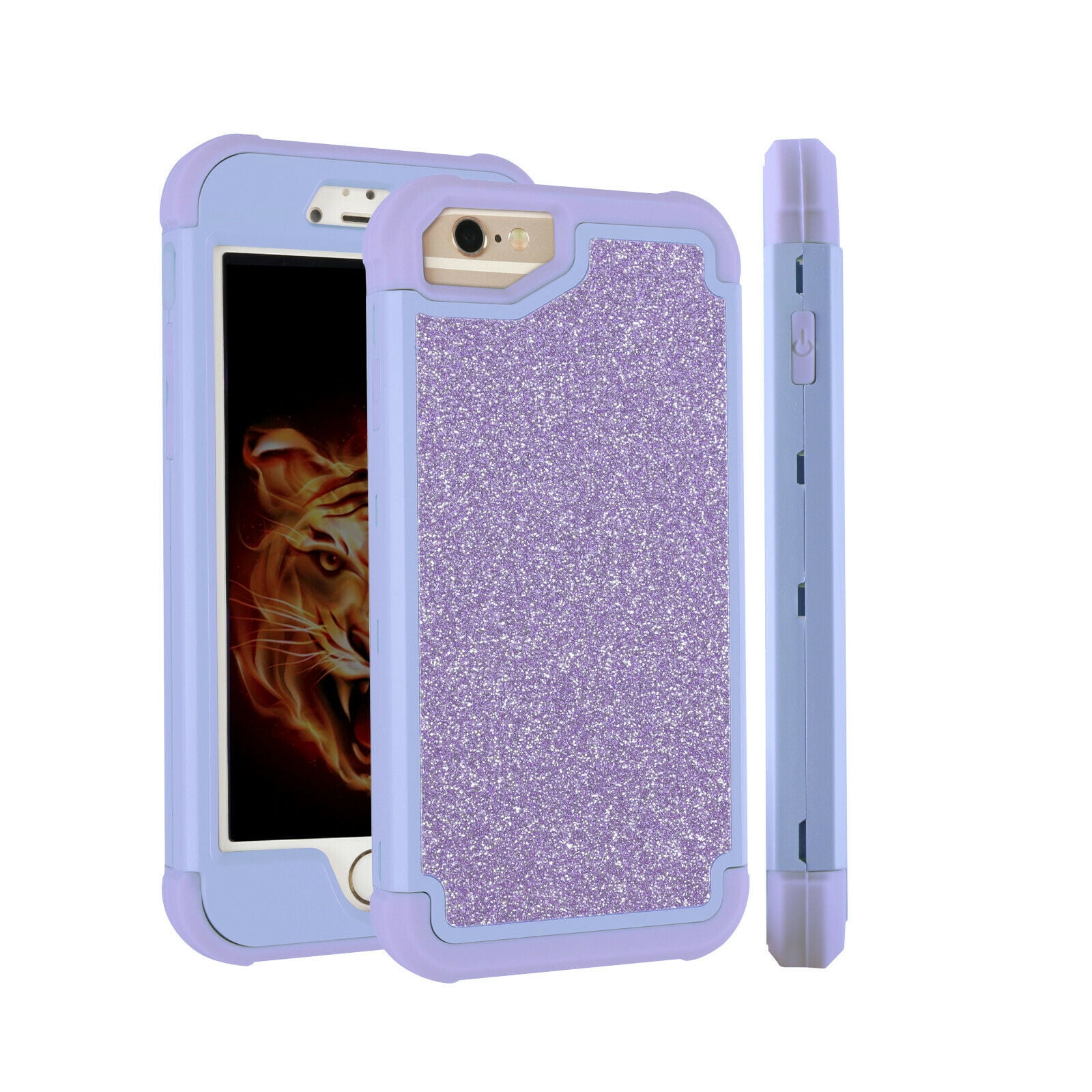 FIEWESEY For iPhone SE 2020 Phone Case, Cute Shockproof Glitter Sparkle ...