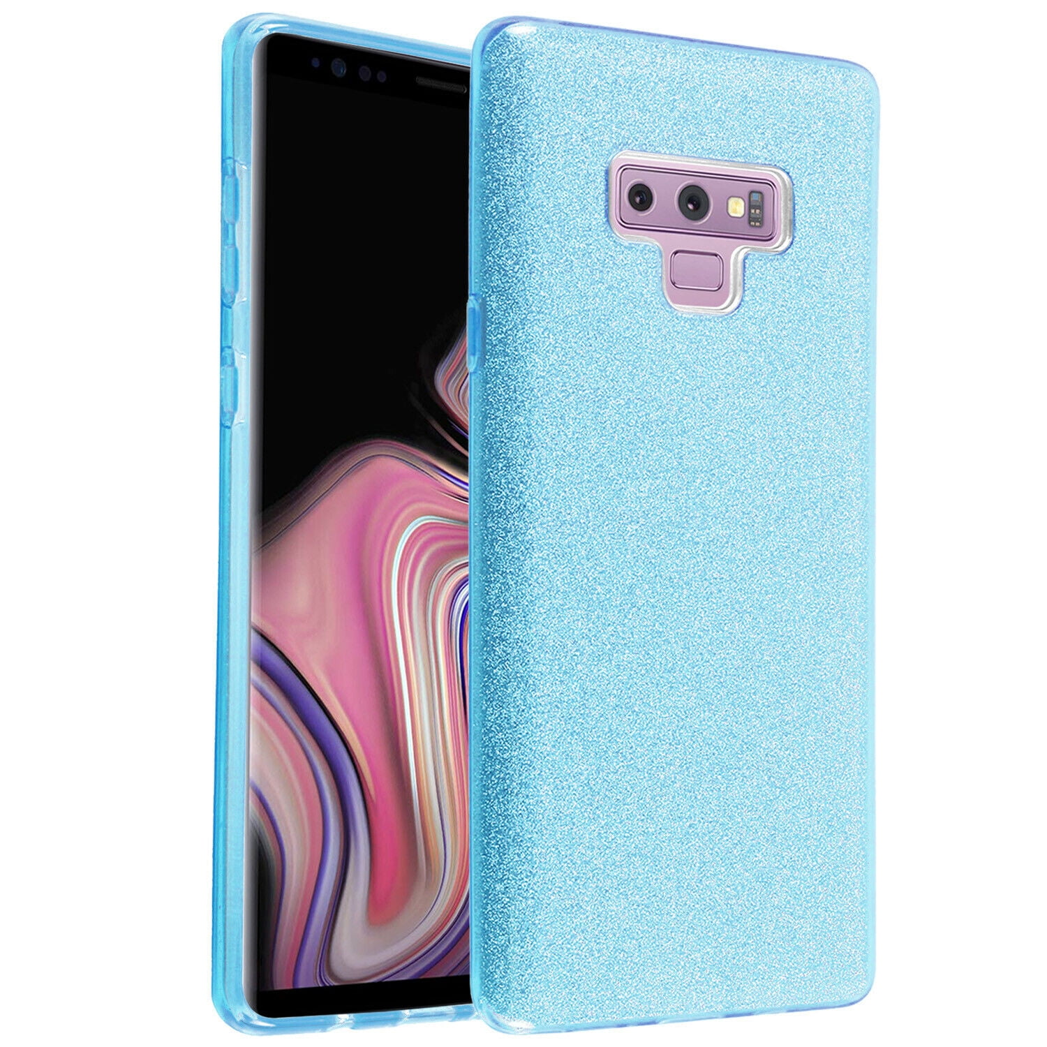 FIEWESEY Glitter Cute Phone Case for Samsung Galaxy Note 9 Case, Bling ...