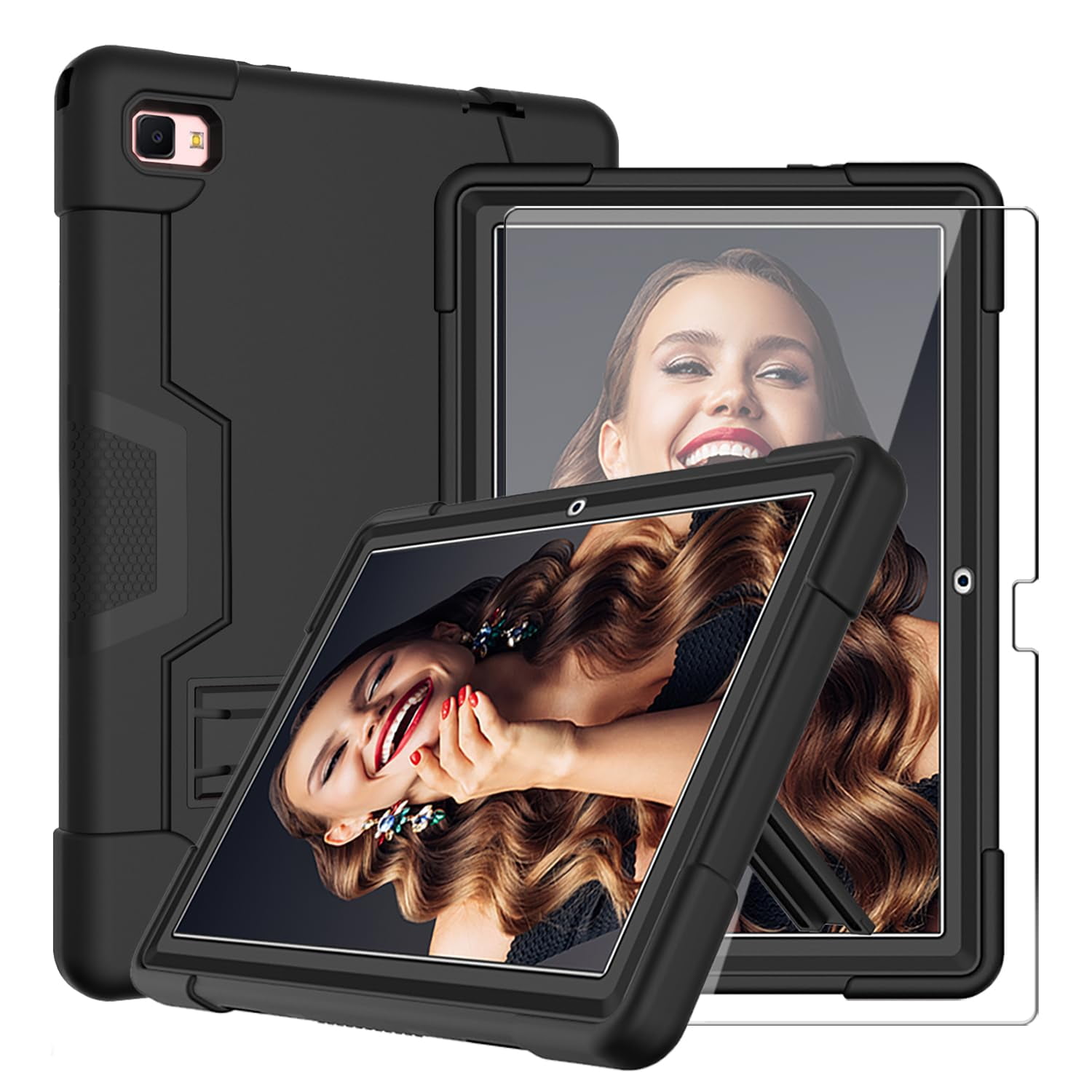 FIEWESEY Heavy Duty Shockproof Hybrid Case for Dragon Touch Notepad 102 ...