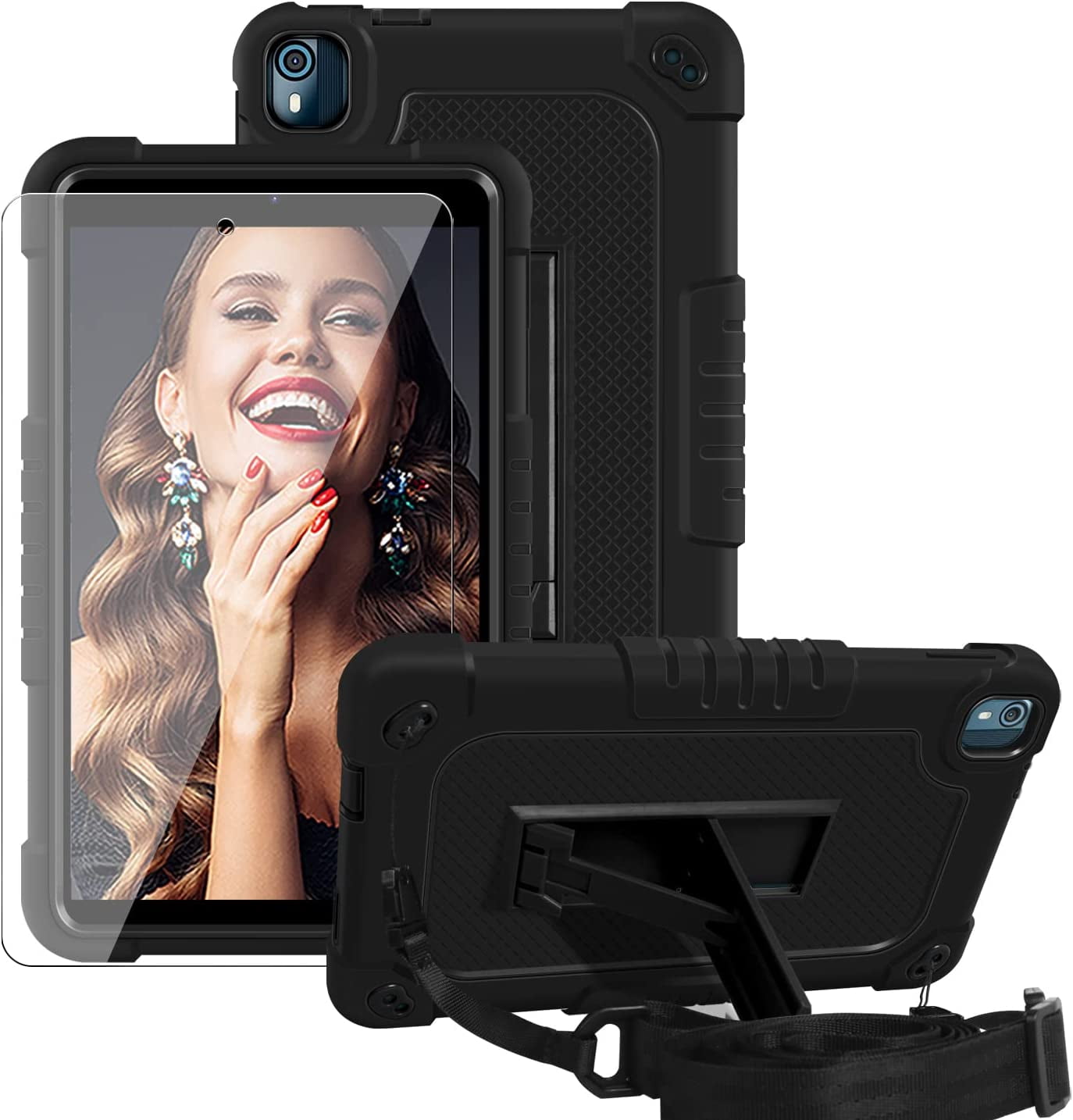 FIEWESEY Kids Case for Nokia T10 8 Inch Tablet,Shockproof Kids Friendly ...