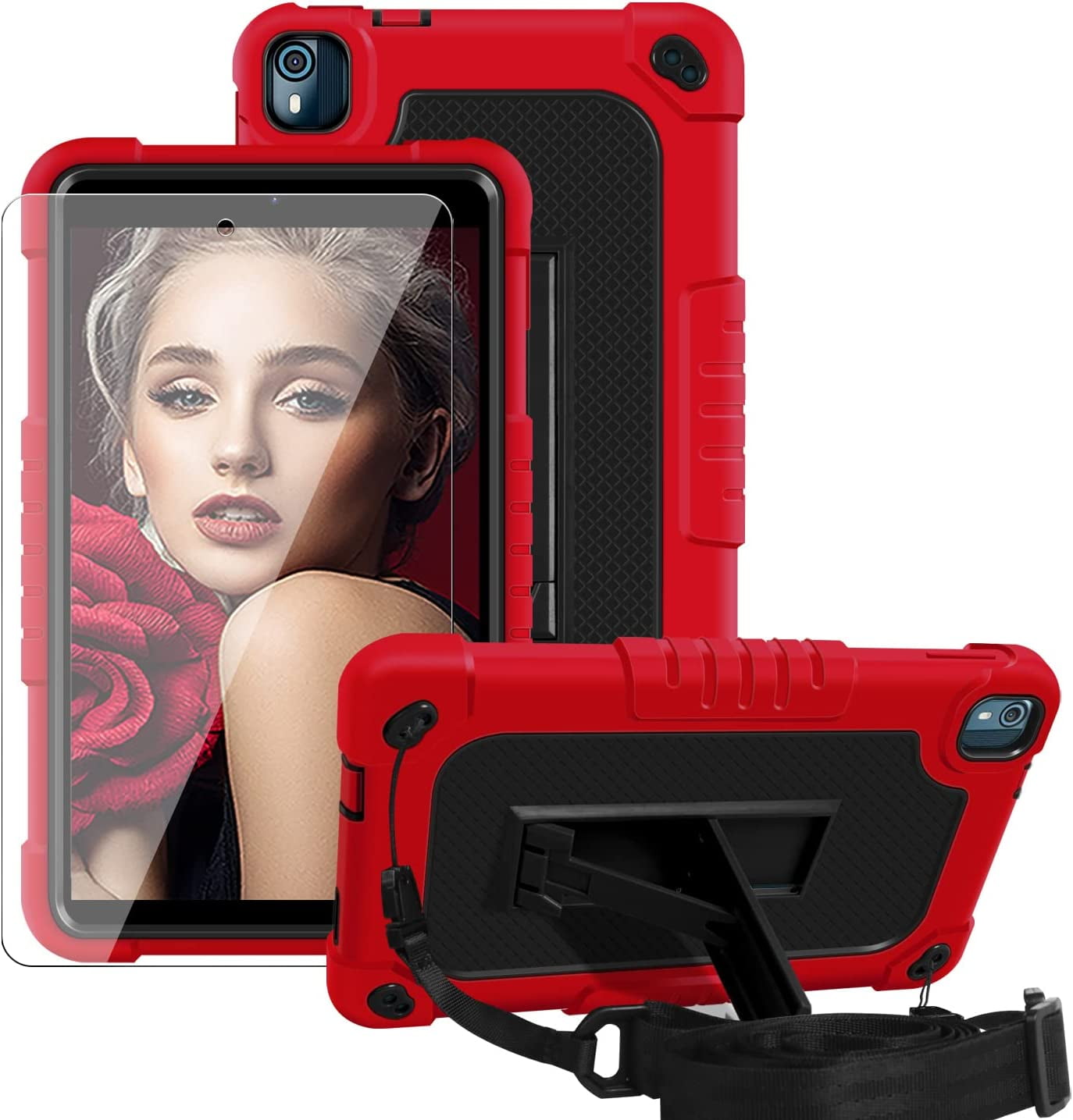 FIEWESEY Kids Case for Nokia T10 8 Inch Tablet,Shockproof Kids Friendly ...