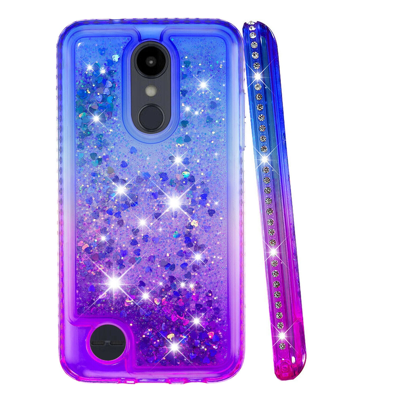 FIEWESEY for LG AR12 Case,Liquid Glitter Diamond Quicksand Cute TPU ...