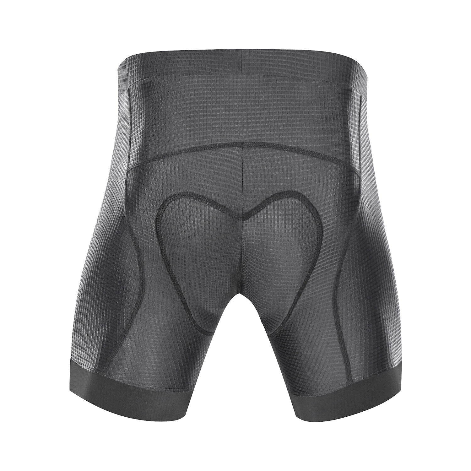 FIEWESEY Men's Cycling Shorts Padded Bicycle Riding Half Pants Bike Biking Tights (Gray, XXXL ...