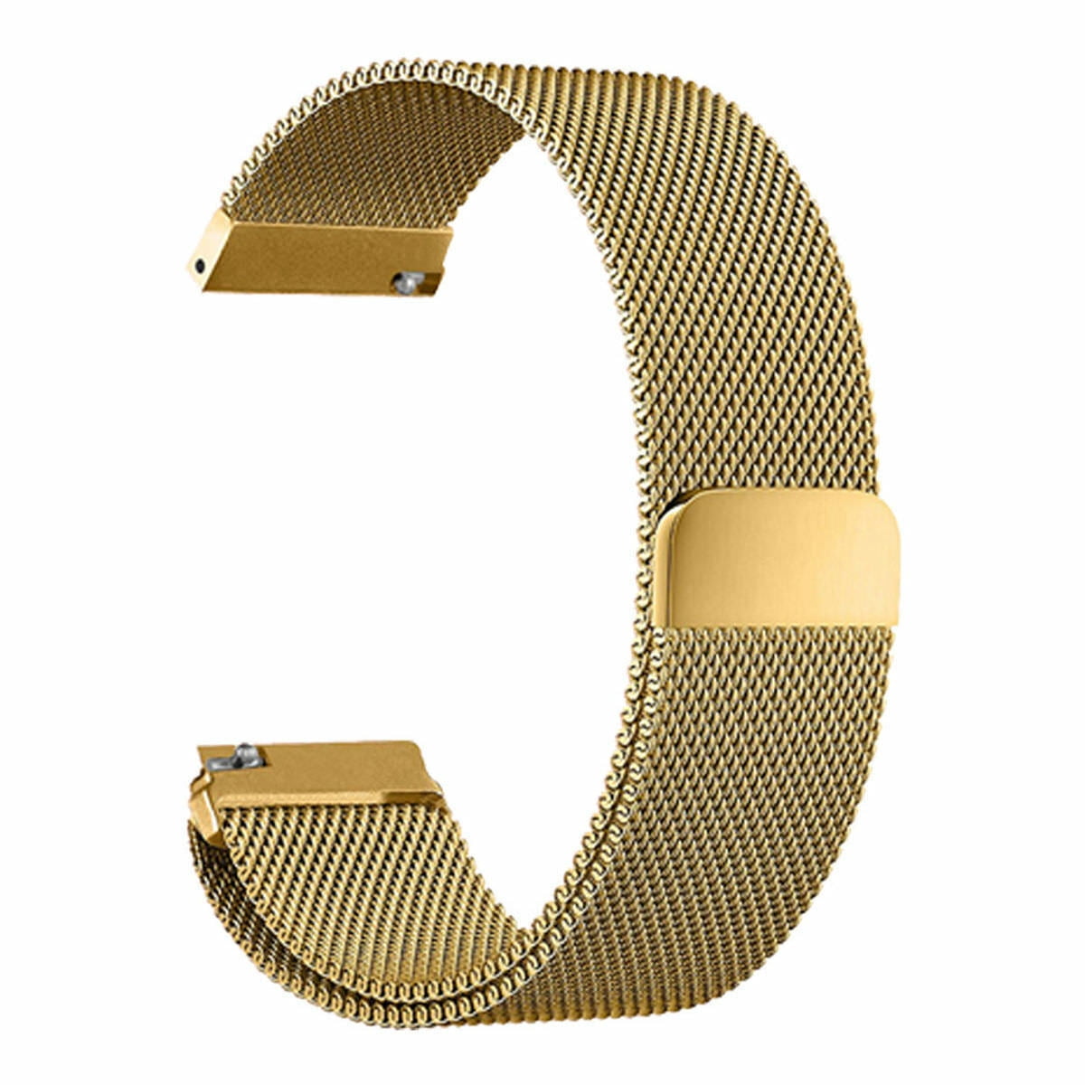 FIEWESEY Men's Women's Milanese Loop Stainless Steel Mesh Replacement ...