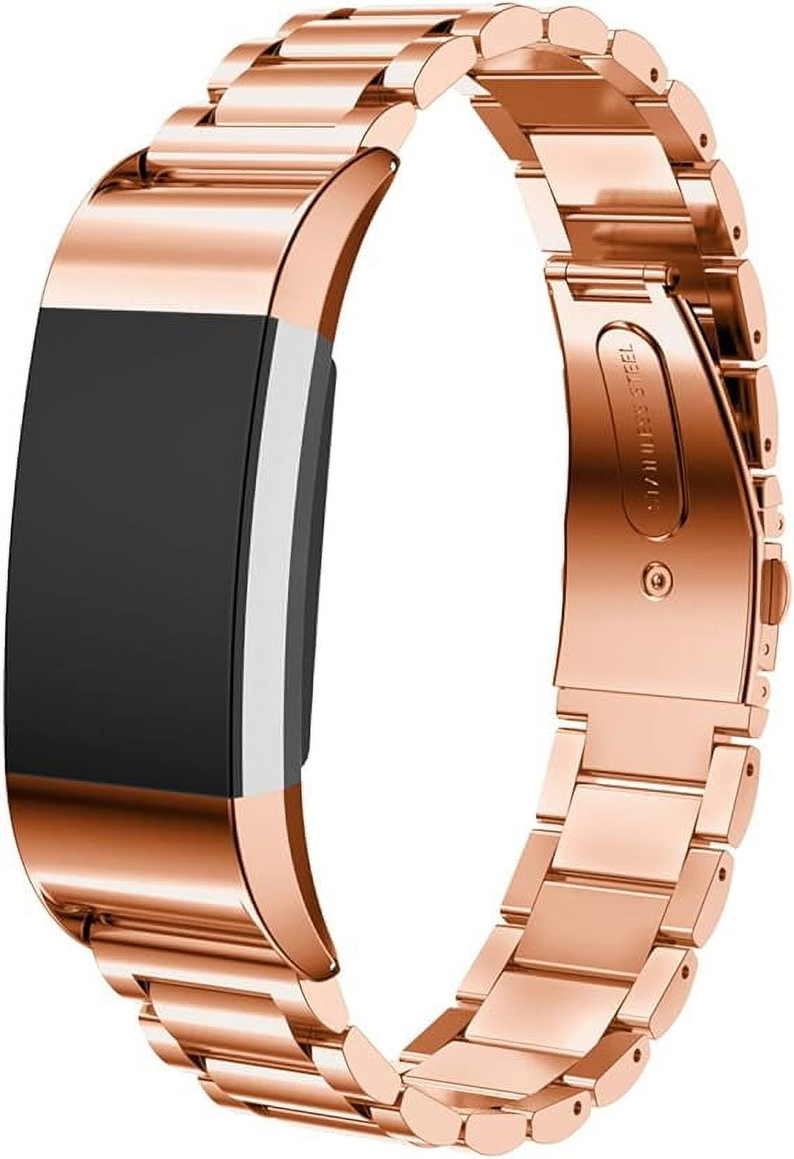 FIEWESEY Metal Watchband Compatible with Fitbit Charge 2 Quick Easy Fit ...