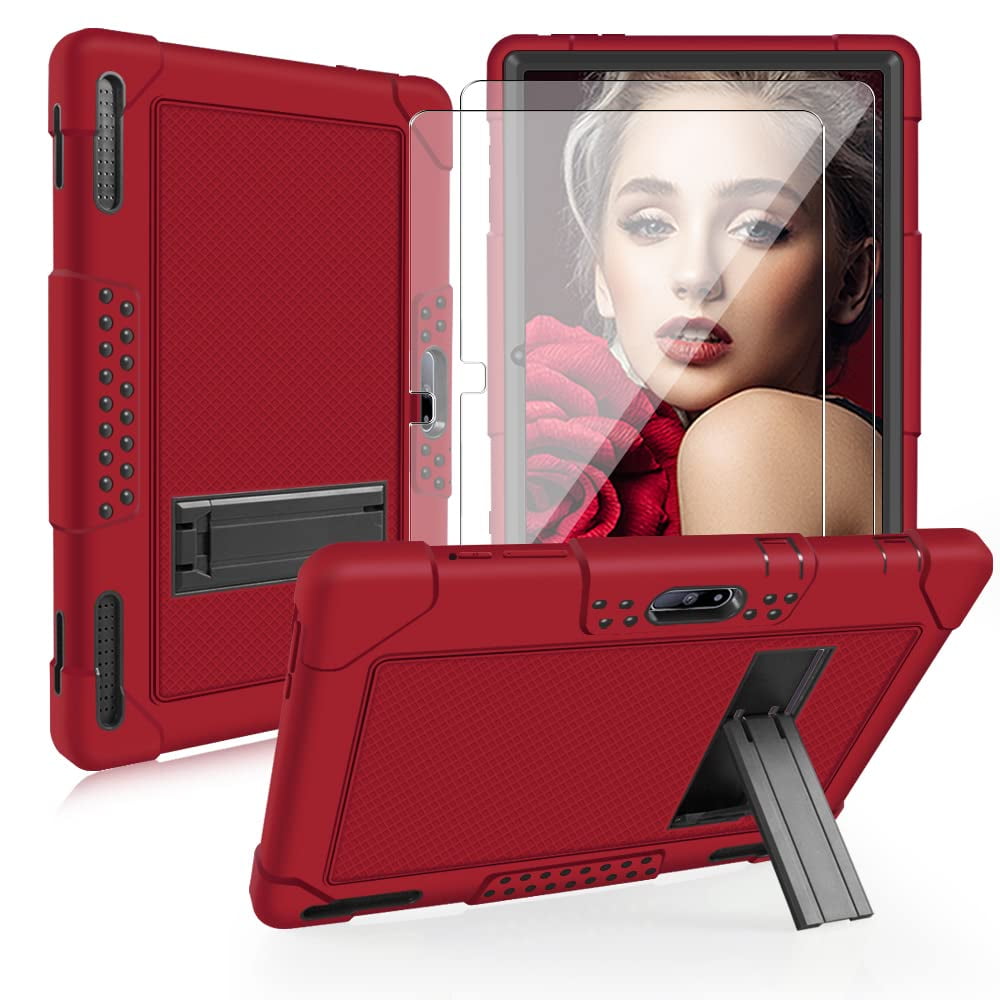 FIEWESEY for Pritom M10 Case,Hybrid Shockproof Kids (with Stand) Cover ...