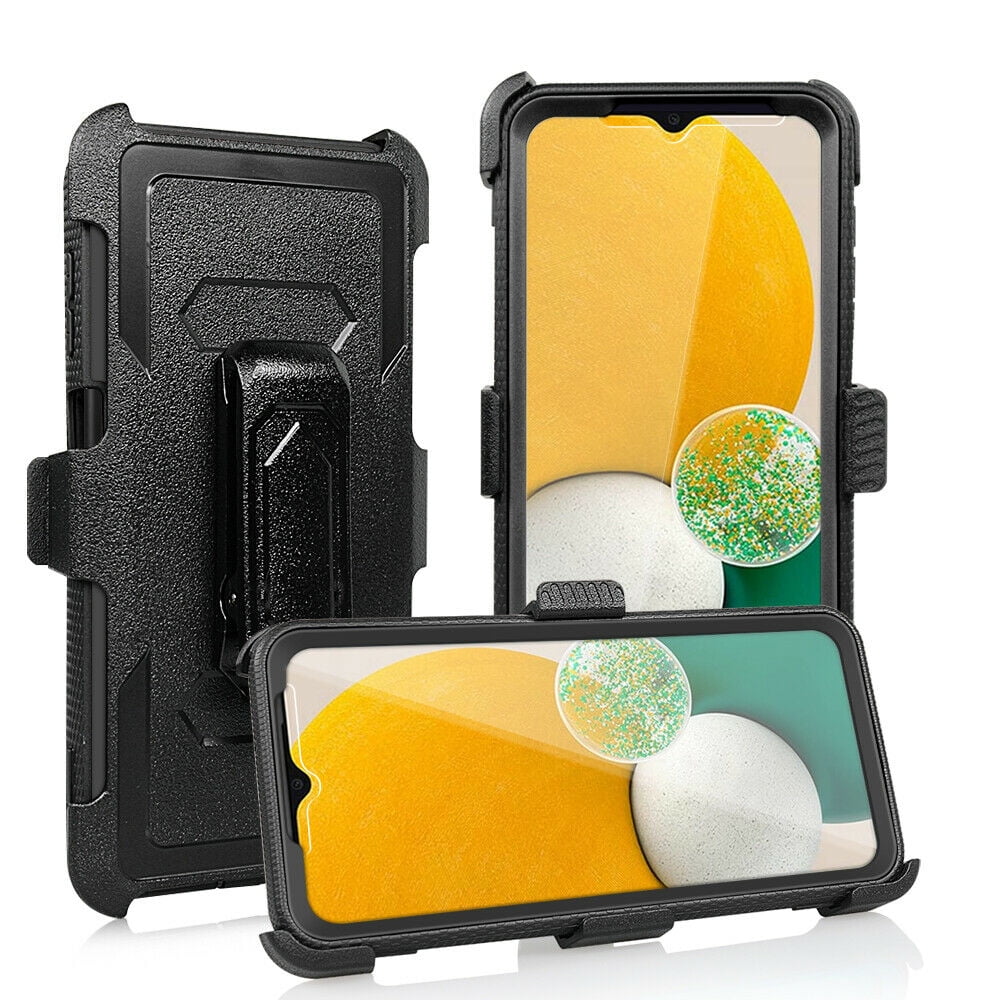 FIEWESEY Samsung Galaxy A13 5G Case, Armor Defender, Kickstand, Swivel ...