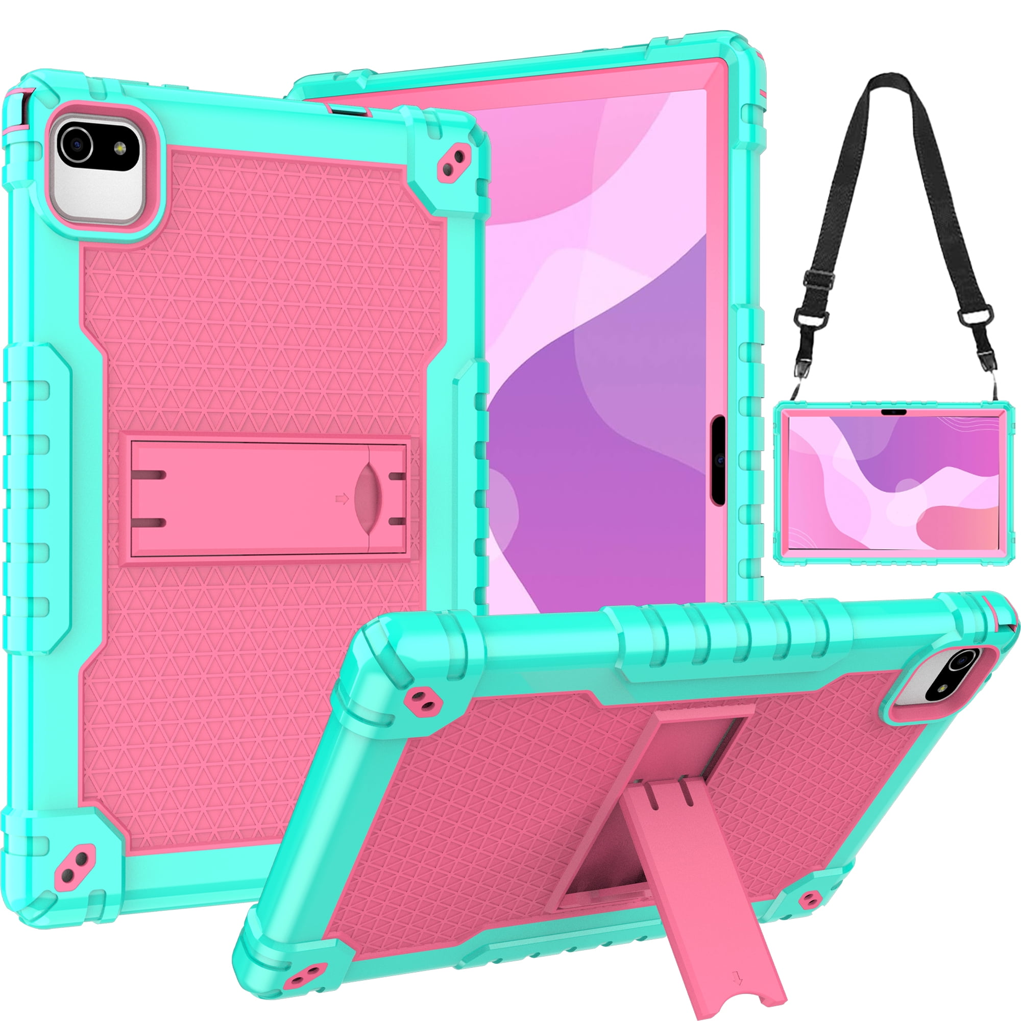 FIEWESEY Universal Shockproof Kids Case for 10.1 inch Tablets (Green ...