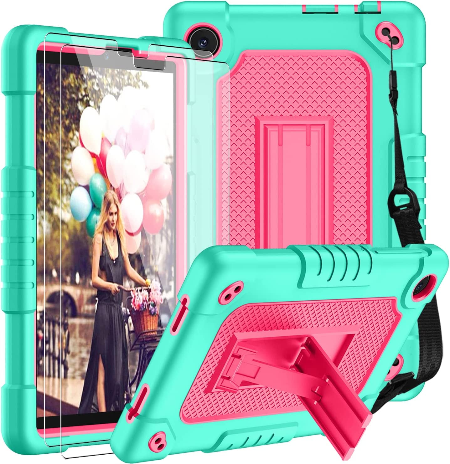 FIEWESEY Case for TCL Tab 8 LE 9137W & WiFi 9132X, Kids Friendly ...