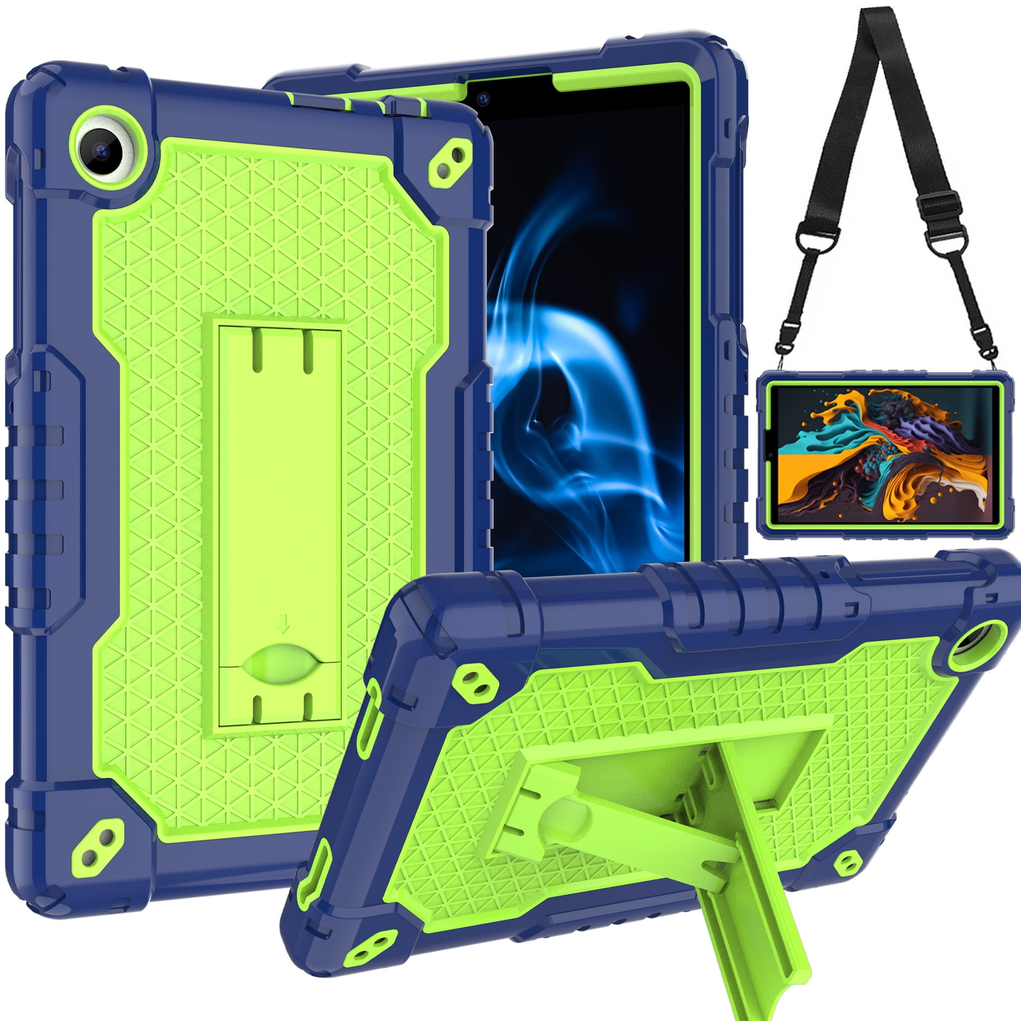 FIEWESEY for TCL Tab 8 Plus 8 inch Tablet Case,with Shoulder Strap Soft ...