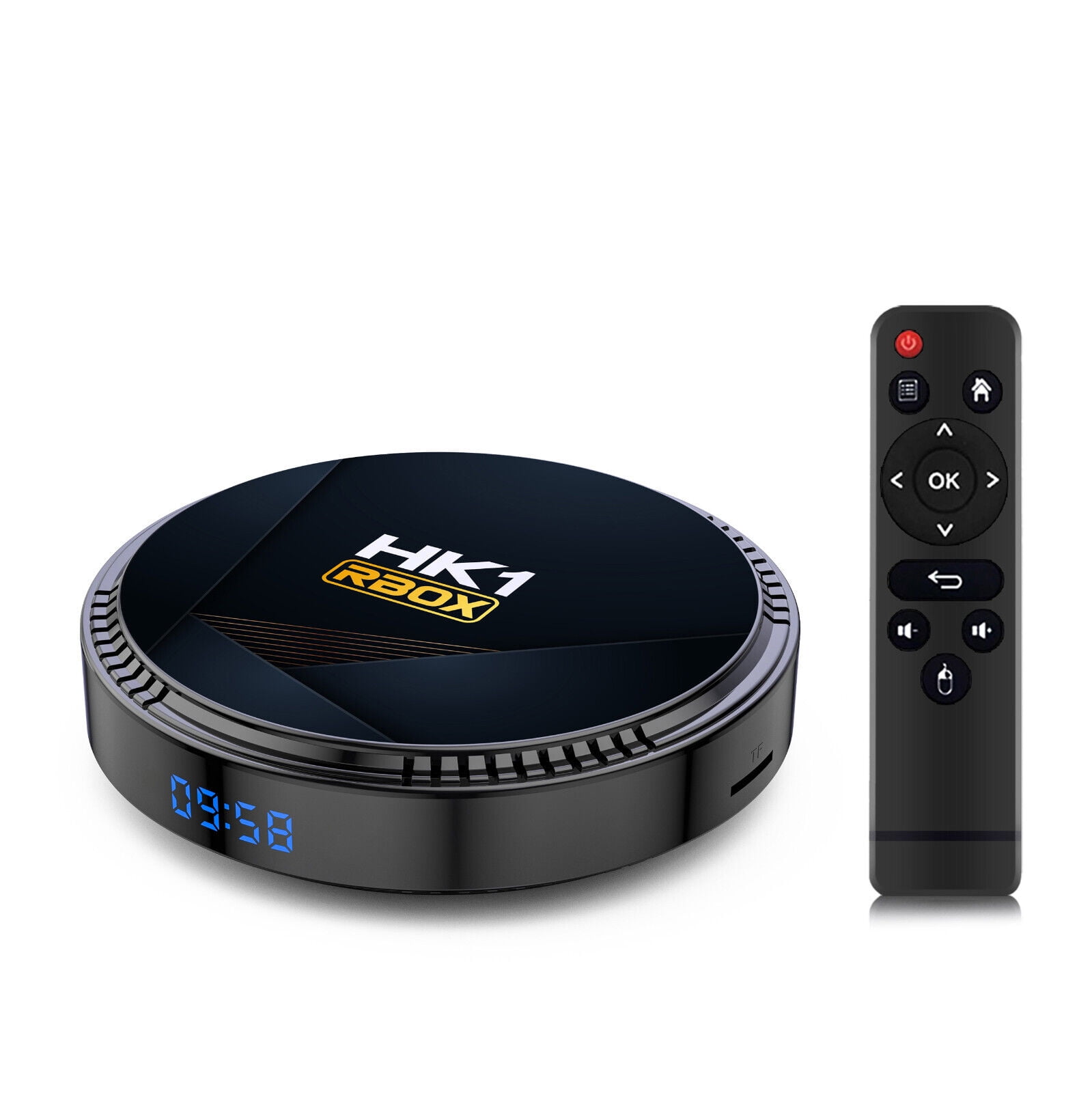 FIEWESEY TV Android 12.0 Box,Set Top Box Smart TV Box HK1 RBOX Ultra HD 6K HDR AV1 WiFi 2.4G 5 ...