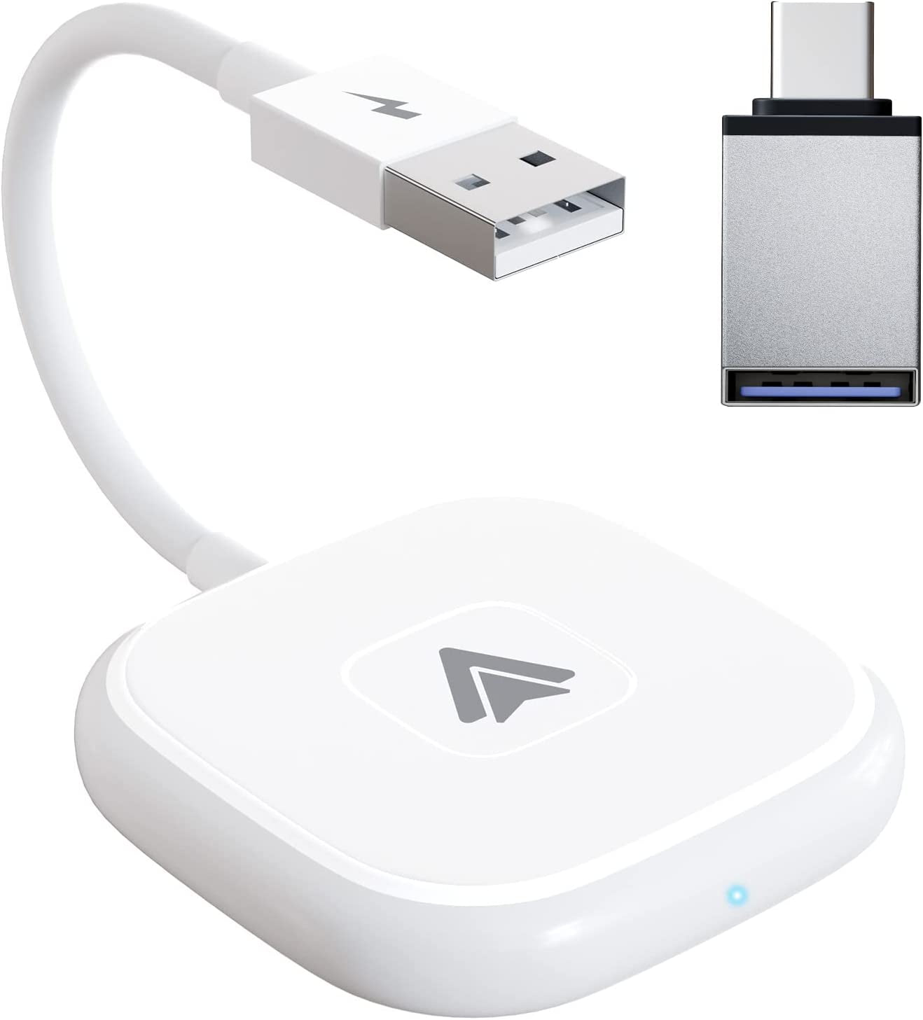 FIEWESEY Wireless Android Auto Car Adapter,Android Phones Converts ...