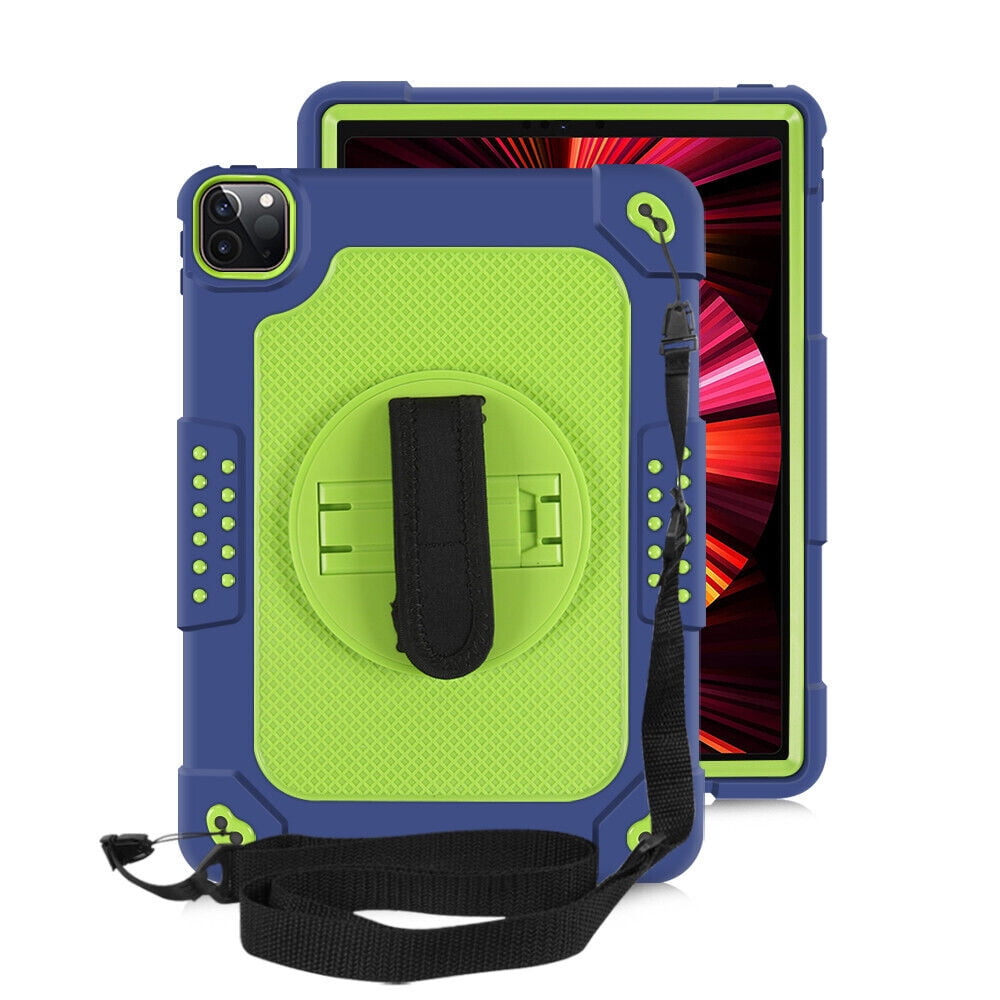 FIEWESEY for iPad 10.9 Inch Tablet Case, Hand Strap Rotatable Stand ...