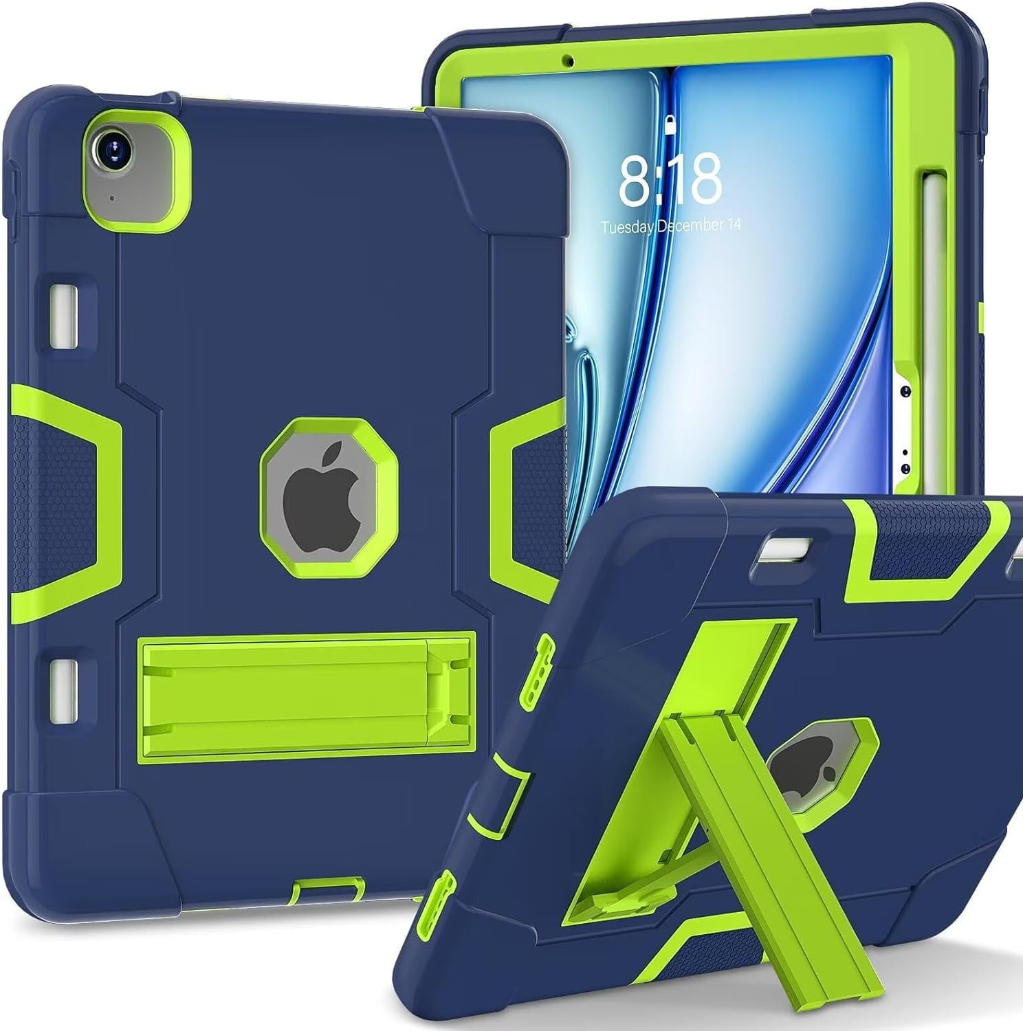 FIEWESEY iPad Air 13 inch Case, Hybrid Shockproof Rugged Drop ...