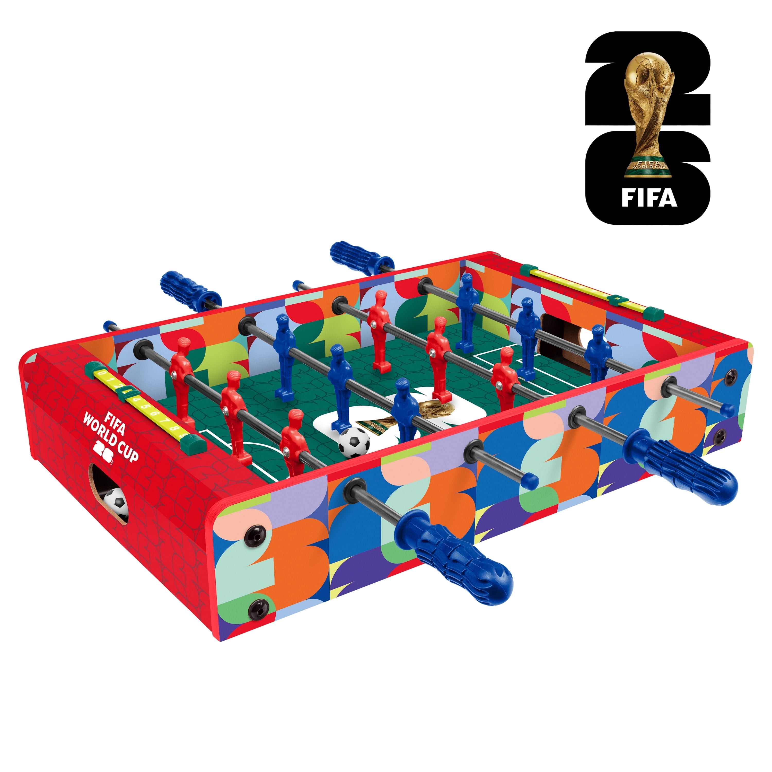 World Tech Toys, FIFA Tabletop Foosball Game, 19" L x 12" W, Wooden ...