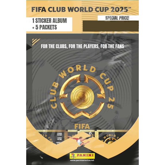 Panini FIFA World Cup 2025 Soccer Sticker Album Starter Bundle (Album ...