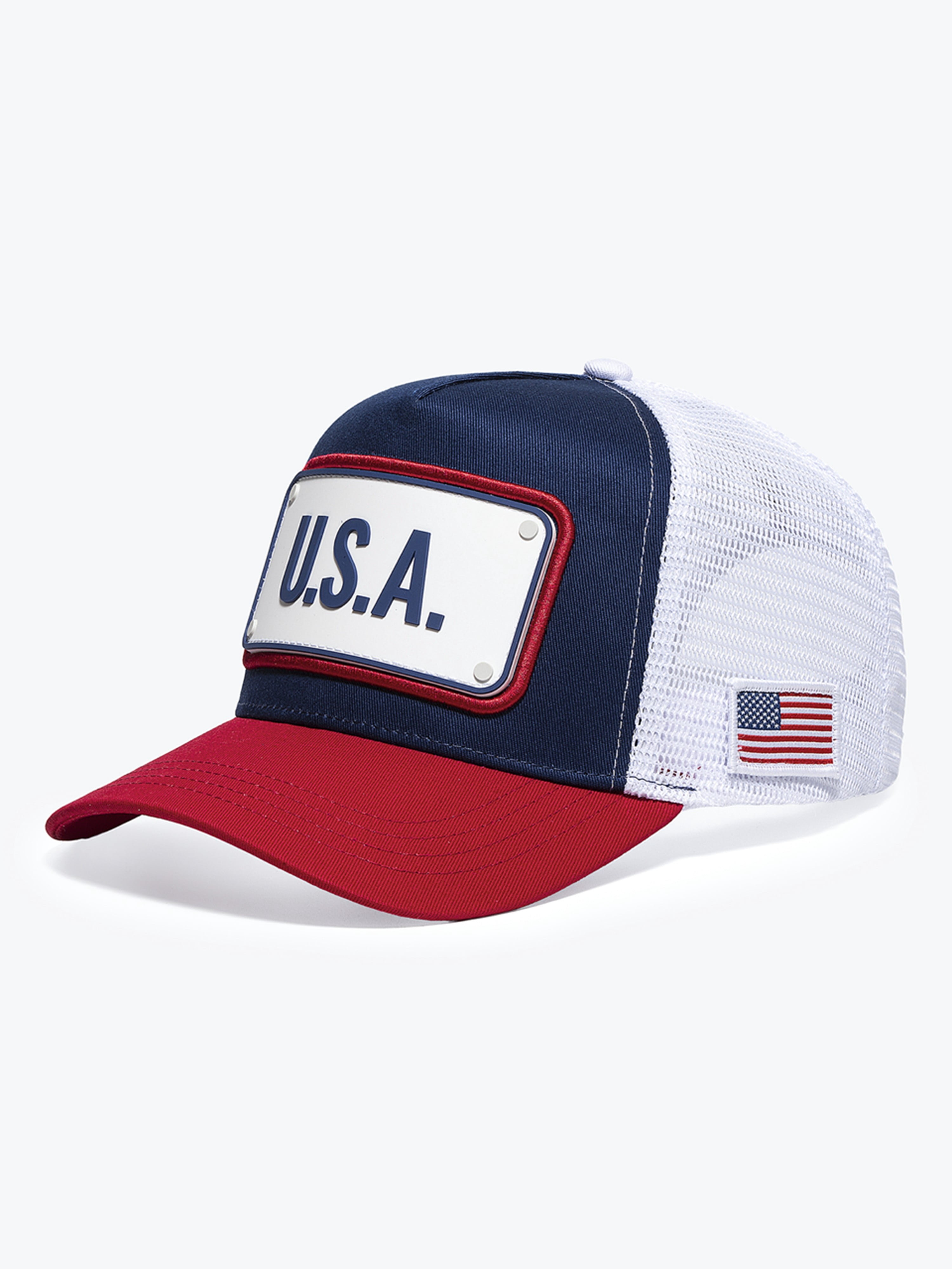 FIFA World Cup 2026 Rubber Country Patch Trucker Soccer Cap - United ...