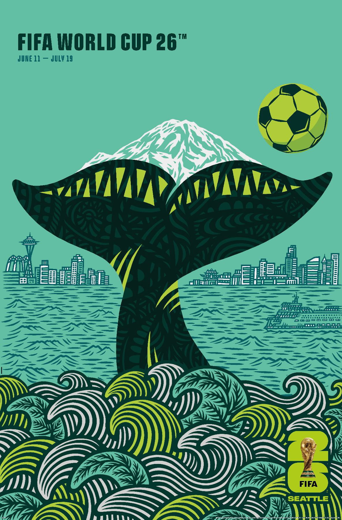 FIFA World Cup 2026 - Seattle Wall Poster, 22.375" x 34" - Walmart.com