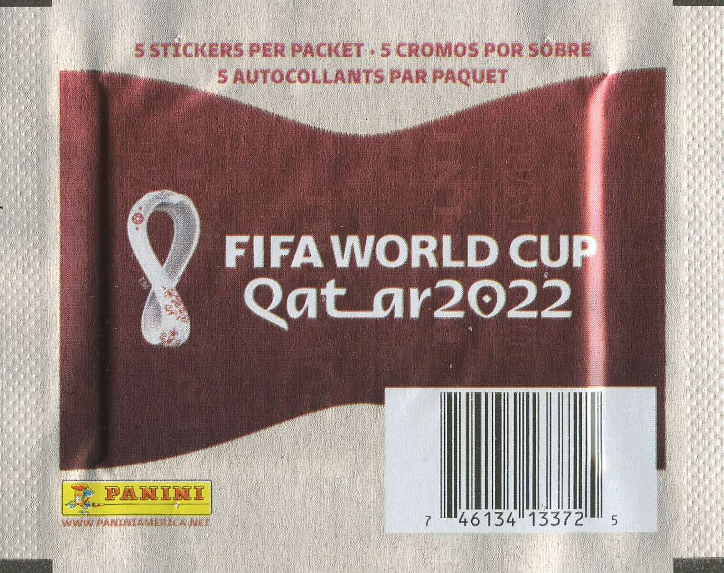 Panini FIFA World Cup 2022 Qatar Football Sticker Single Pack (5 ...