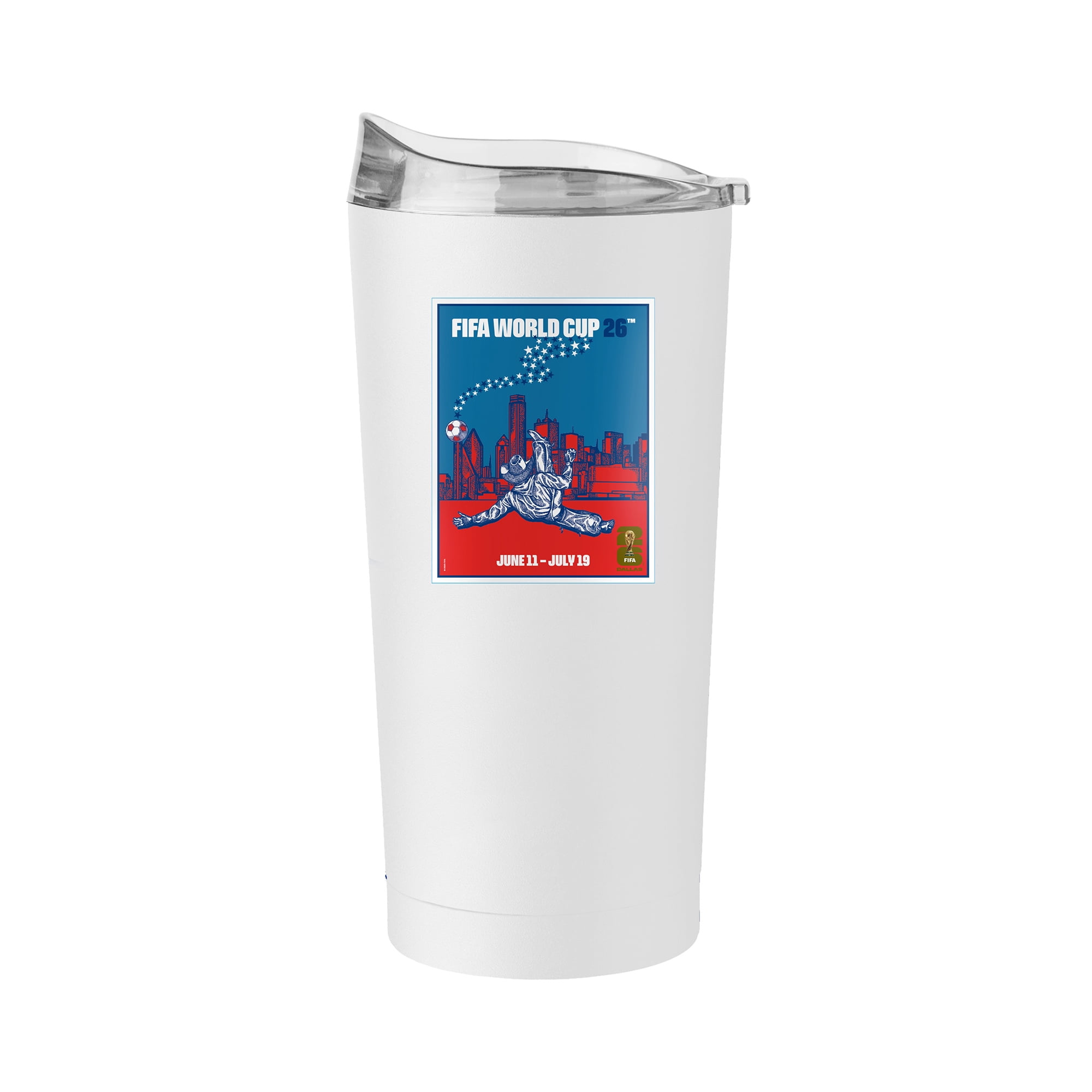 FIFA x World Cup 2026 Dallas Host City 20oz. Poster Powder Coat Tumbler ...