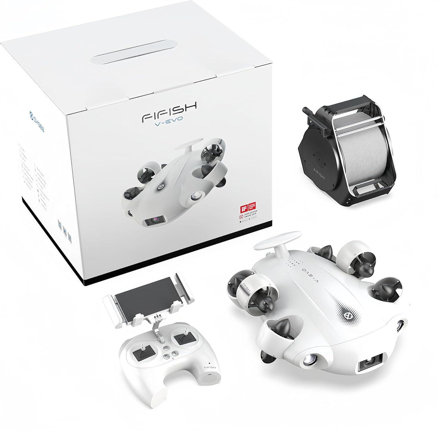 FIFISH V-EVO 4K Underwater Drone with AI Vision Lock 360 ...