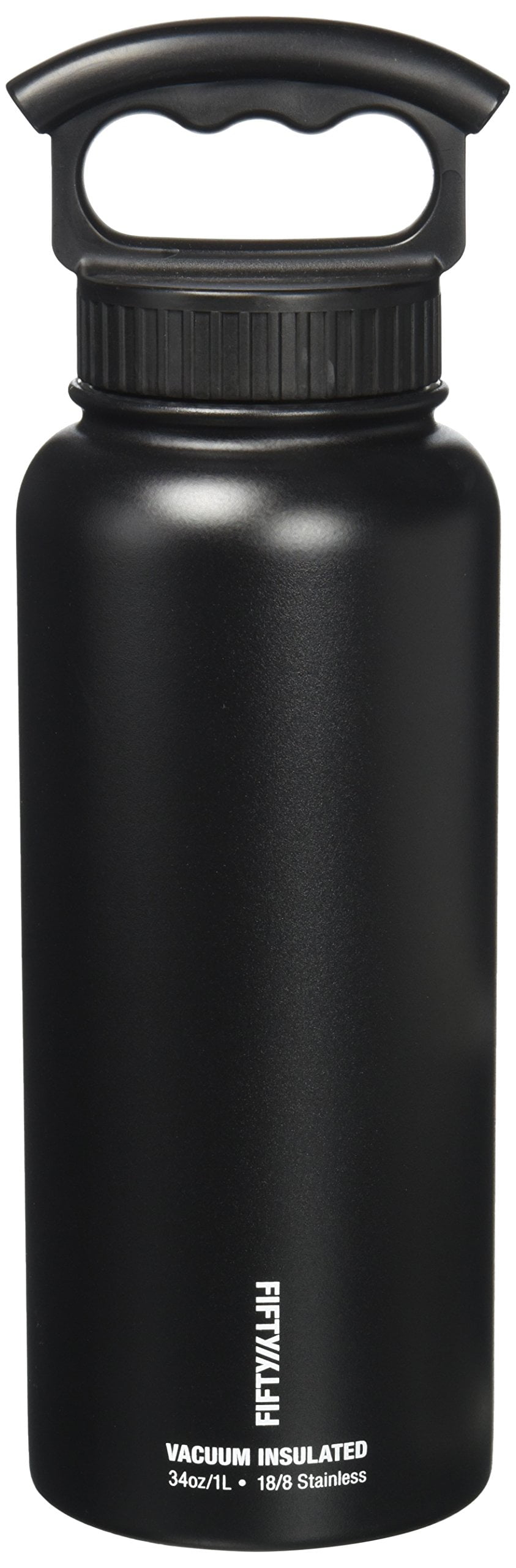 FIFTY/FIFTY V34001BK-0 34oz Black Vacuum Insulated Bottle, 1 Pack ...