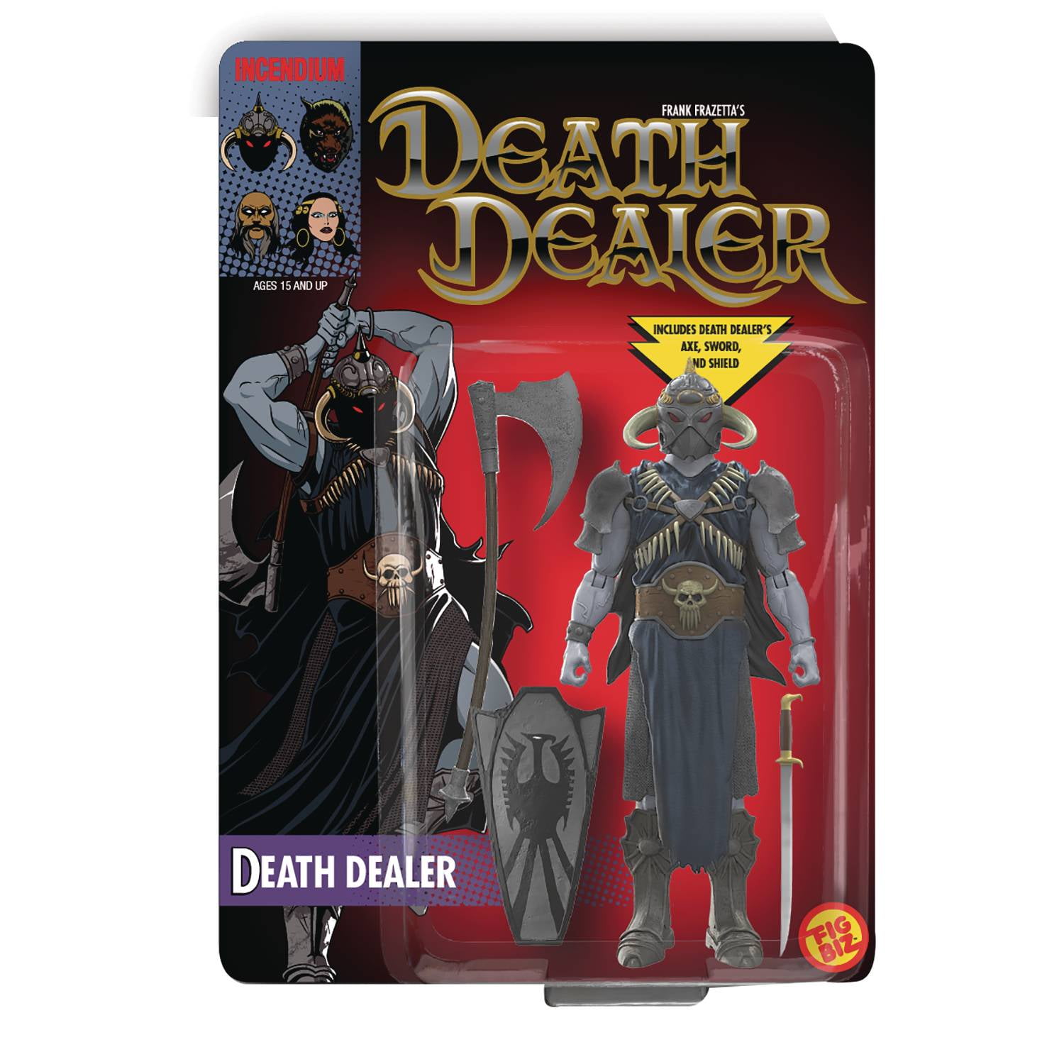 FIG BIZ - Frank Frazetta Death Dealer 5IN Action Figure - Walmart.com