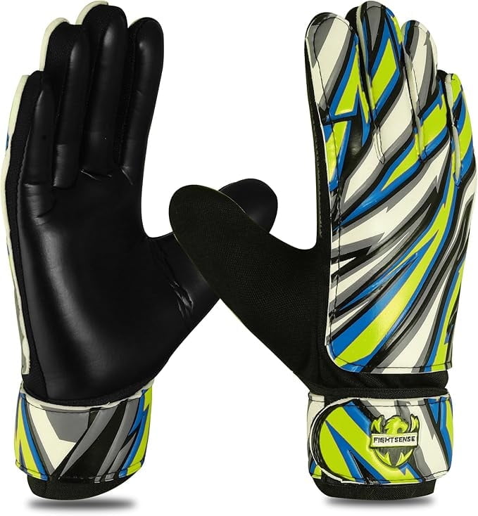FIGHTSENSE Soccer Goalie Gloves for Kids Youth Boys,Football Goalkeeper ...