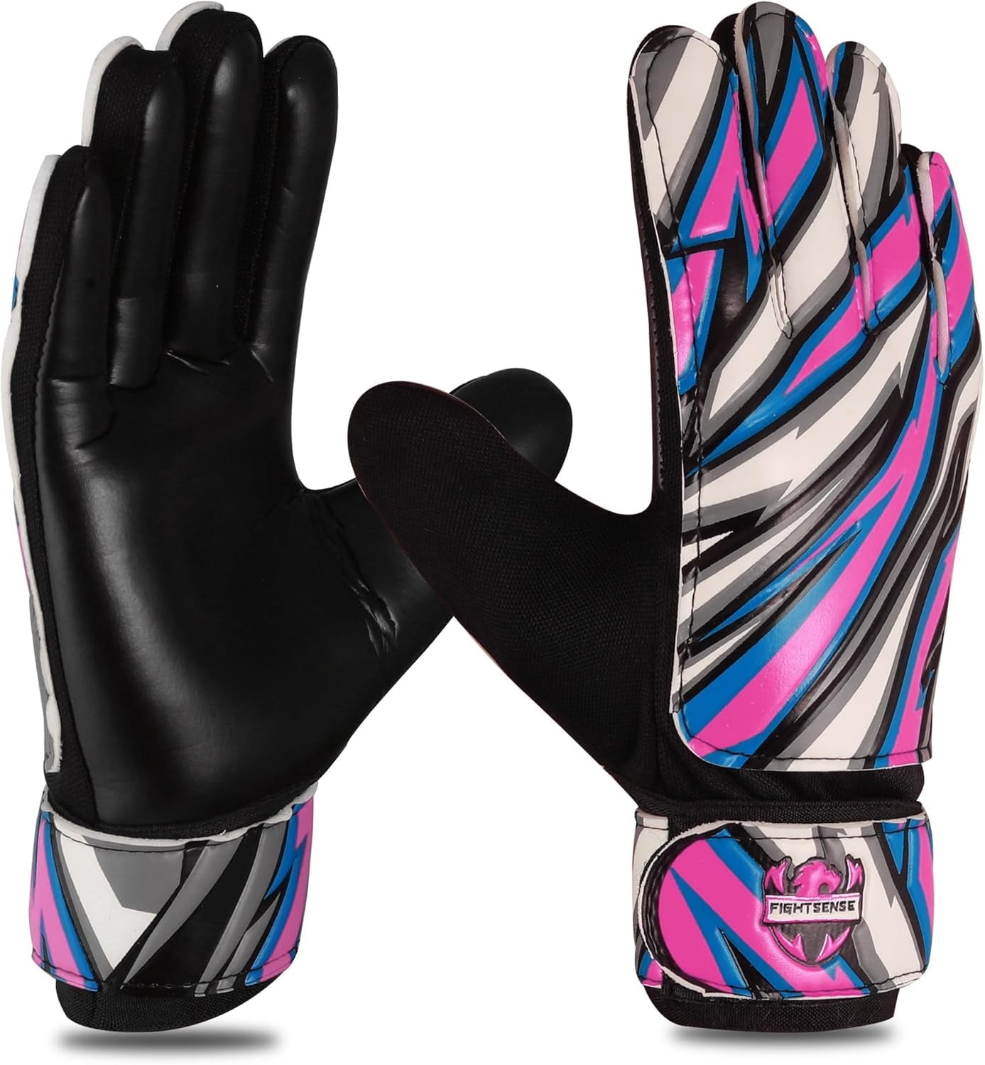 FIGHTSENSE Soccer Goalie Gloves for Kids Youth Boys,Football Goalkeeper ...