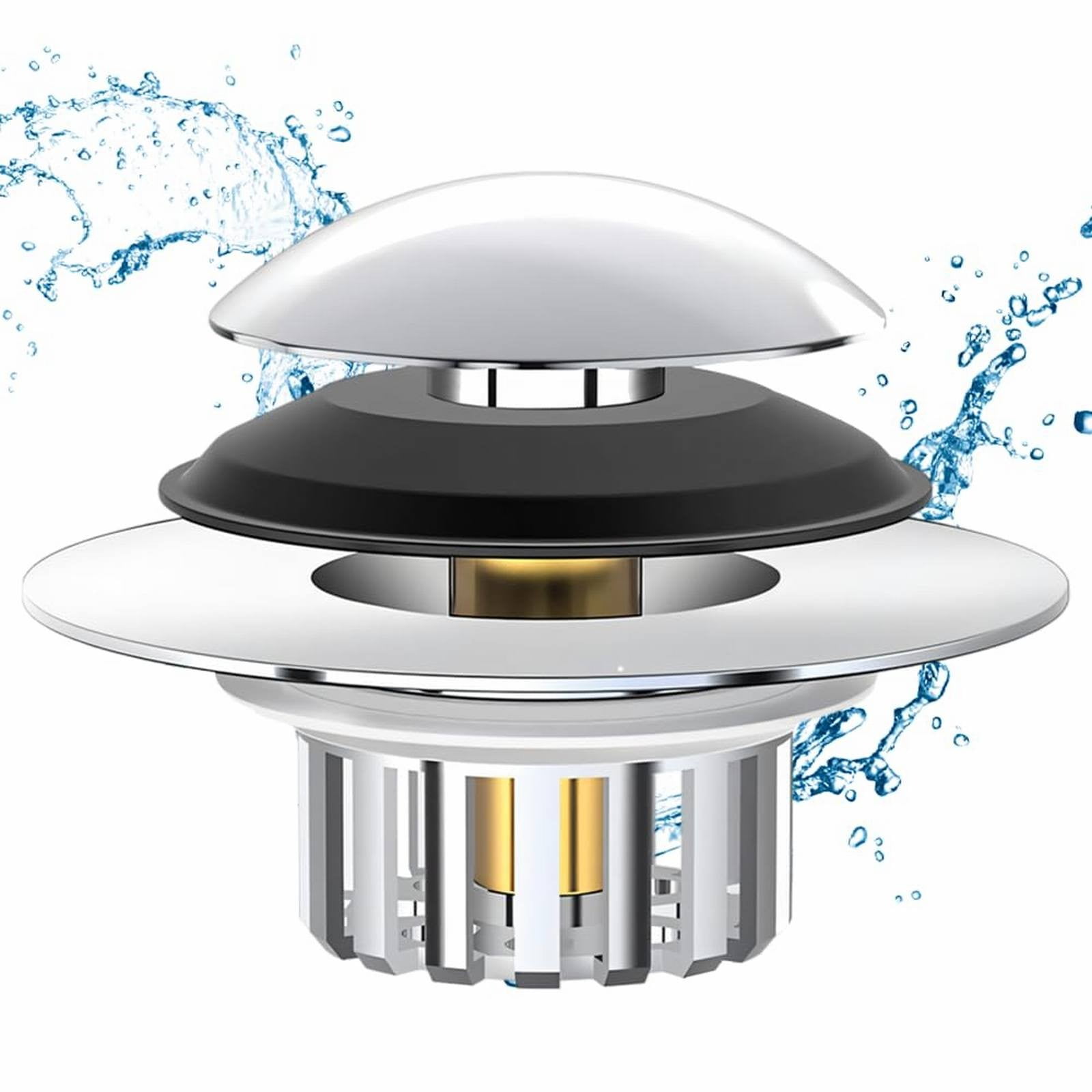 FIGHTY 2025 Upgrade Bathtub Drain Stopper Tub Drain Plug And Cover For 1.451.8in Drain Hole ...