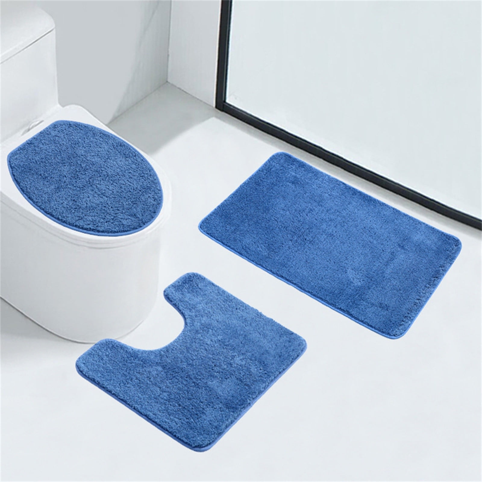 Bathroom Floor Mat Toilet Three Piece Set Carpet Bathroom Anti Slip ...