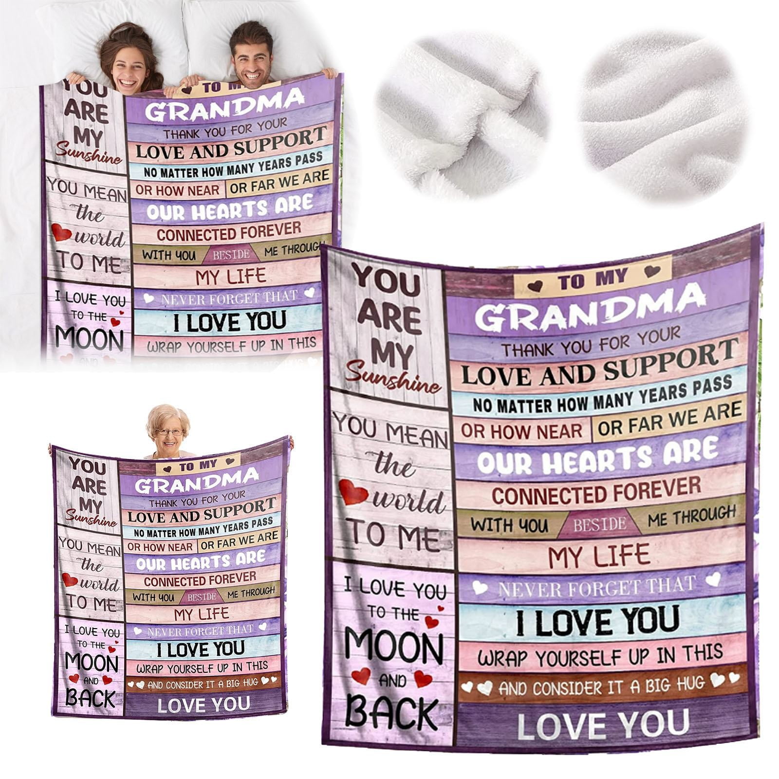 FIGHTY—Blanket Print For Wife Mom Sister Envelope Baby Blanket Wool ...