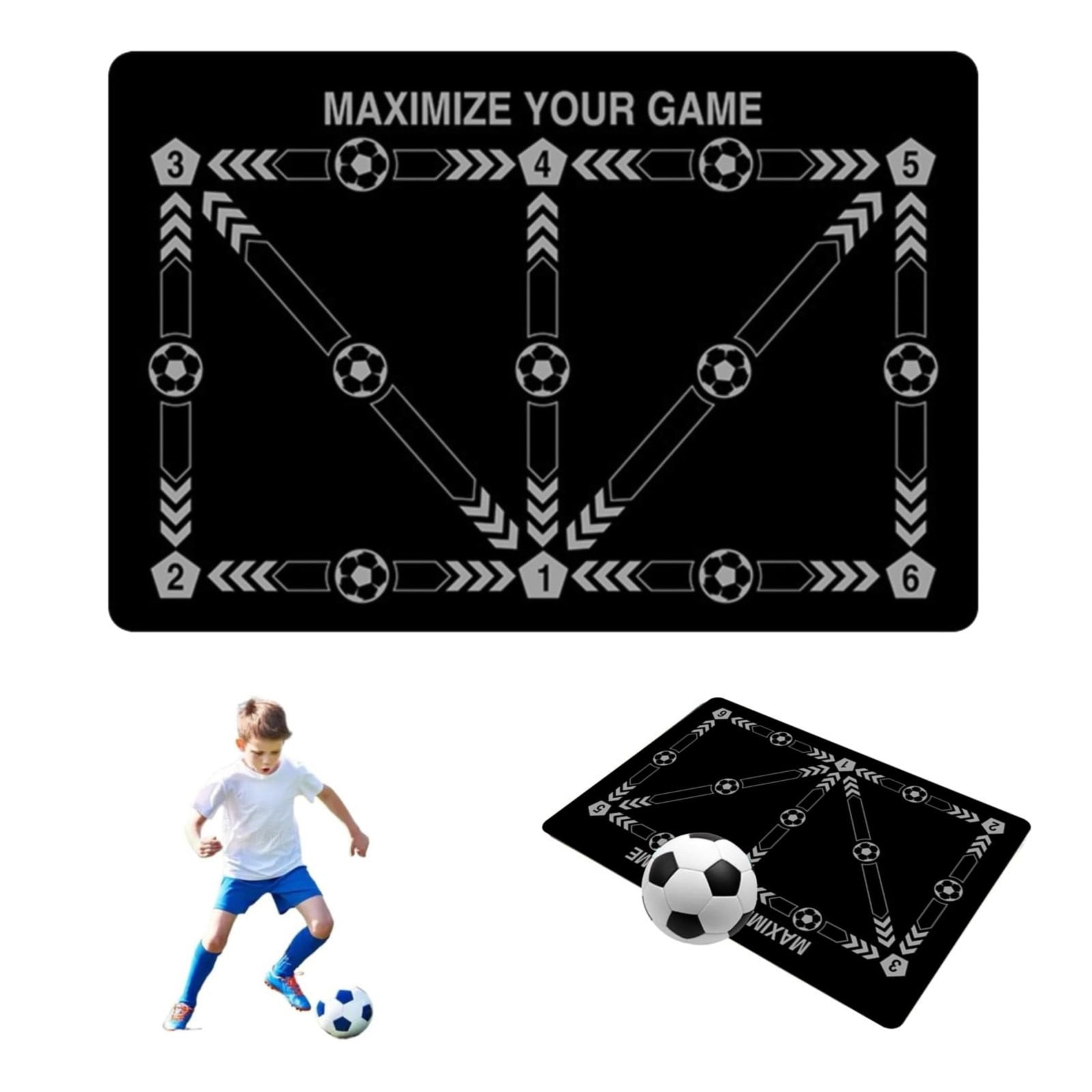 FIGHTY Football Footstep Training Mat Soccer Training Mat Agility ...
