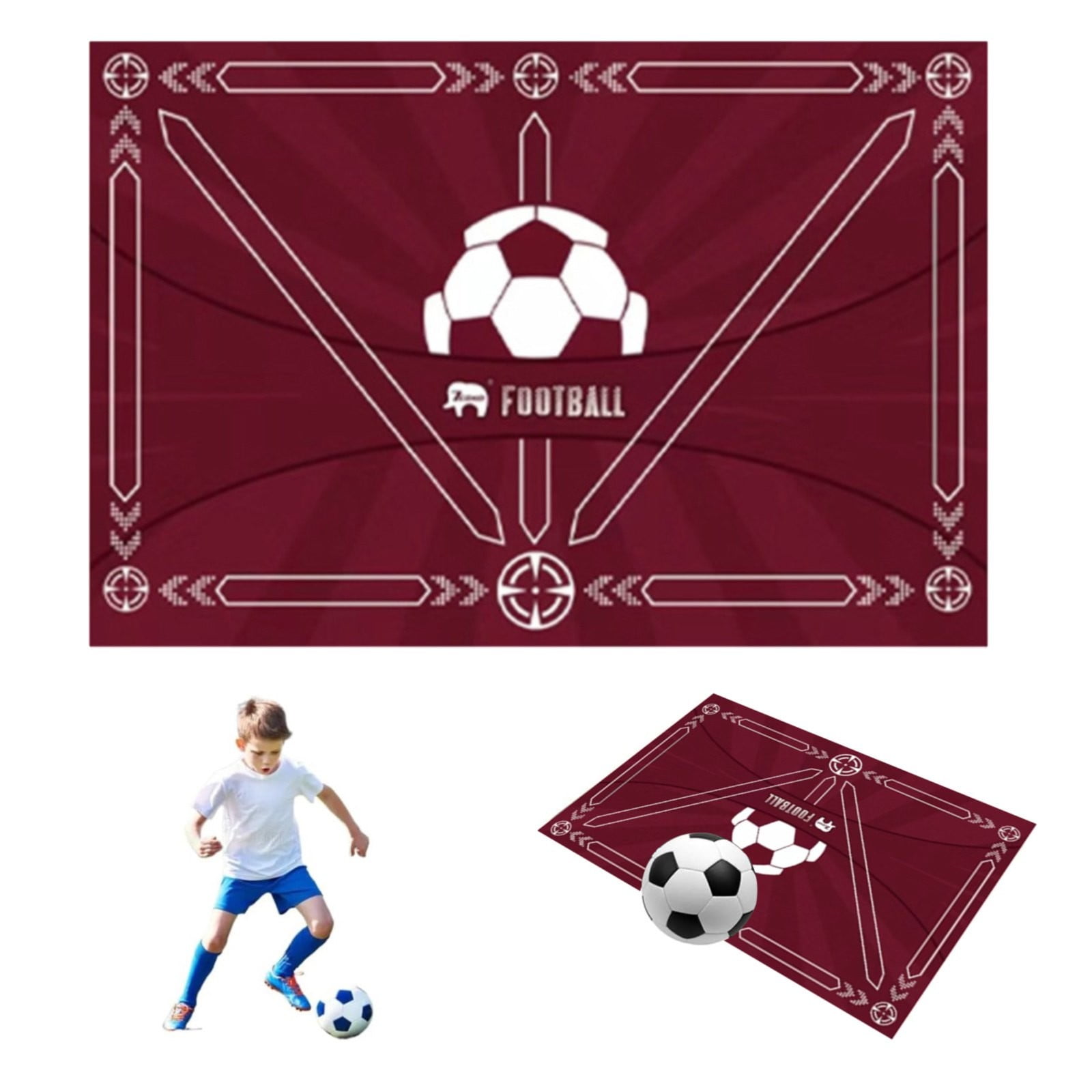 FIGHTY Football Footstep Training Mat Soccer Training Mat Agility ...