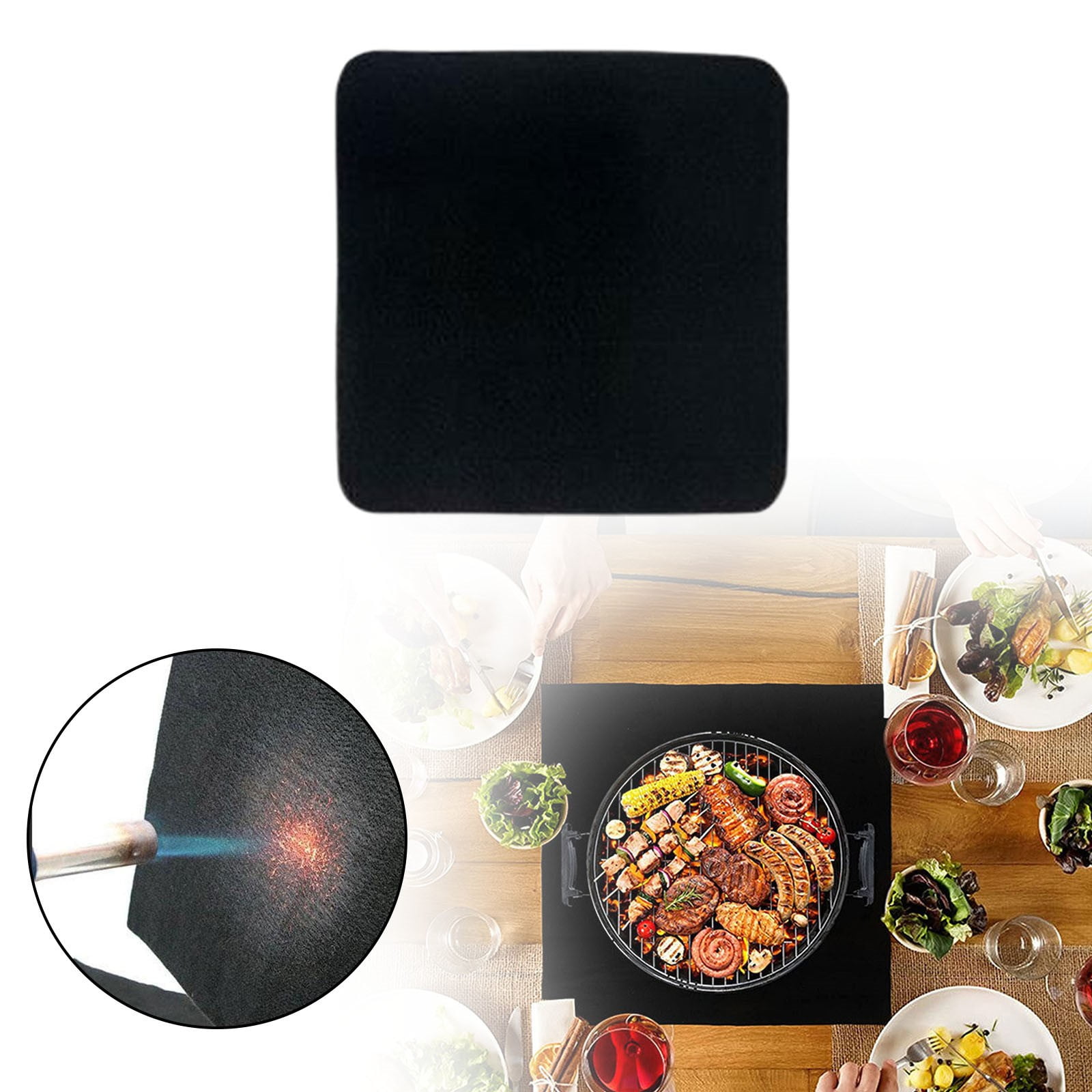 FIGHTY - Heavy Duty Welding Blanket Fireproof 11.81*11.81in Welding ...