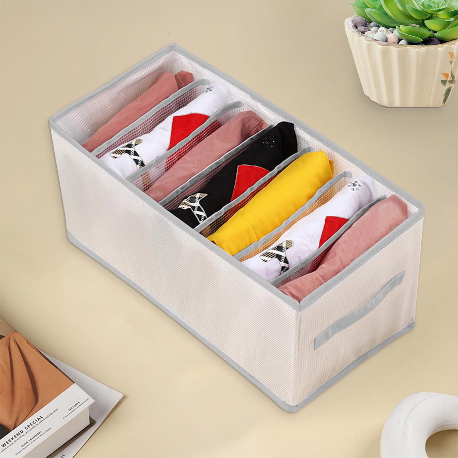 FIGHTY PP Box Storage Drawer Storage Clothes Box Bag Board Mesh ...