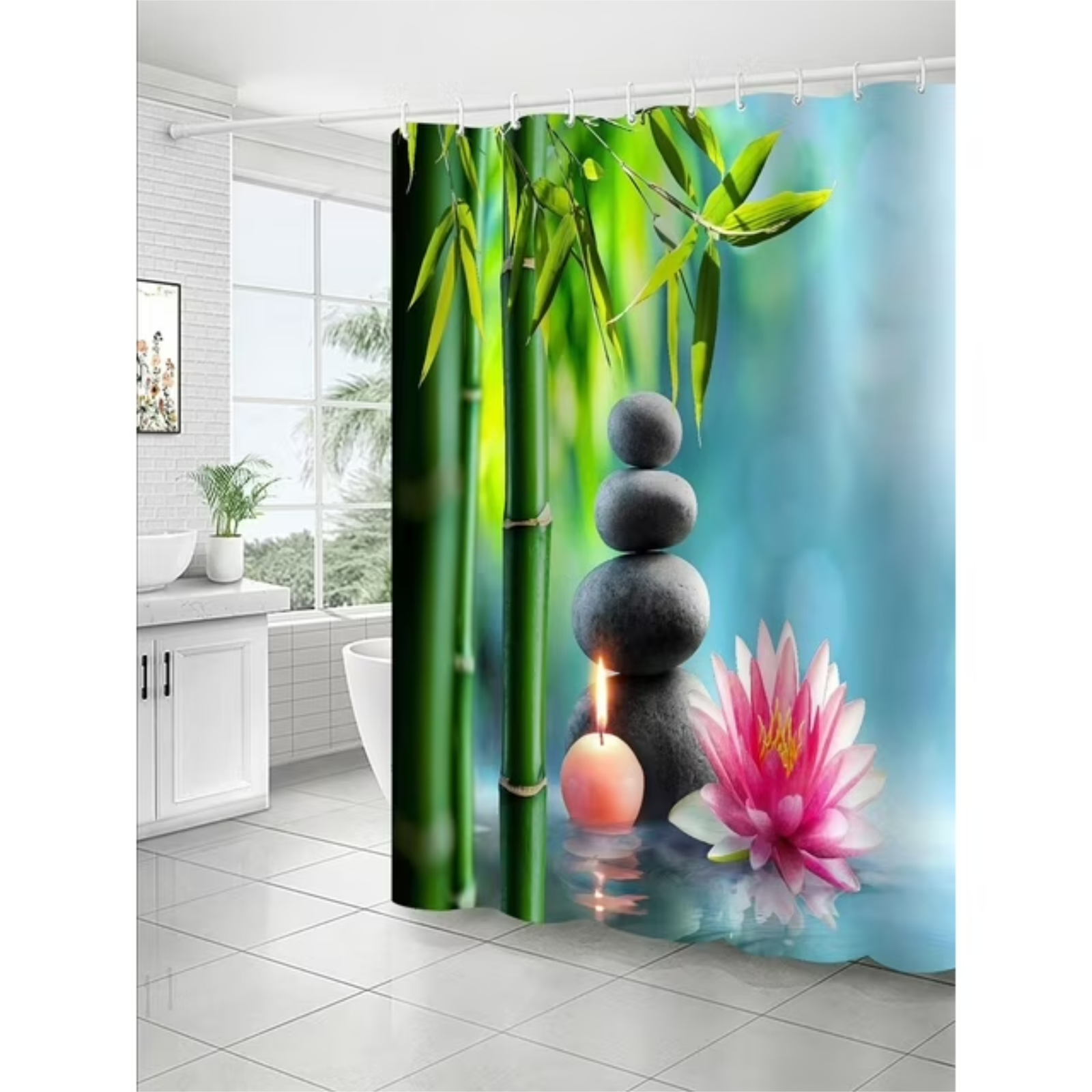 FIGHTY Rustic Farmhouse Shower Curtaini Blue Teal Butterfly Cotton ...