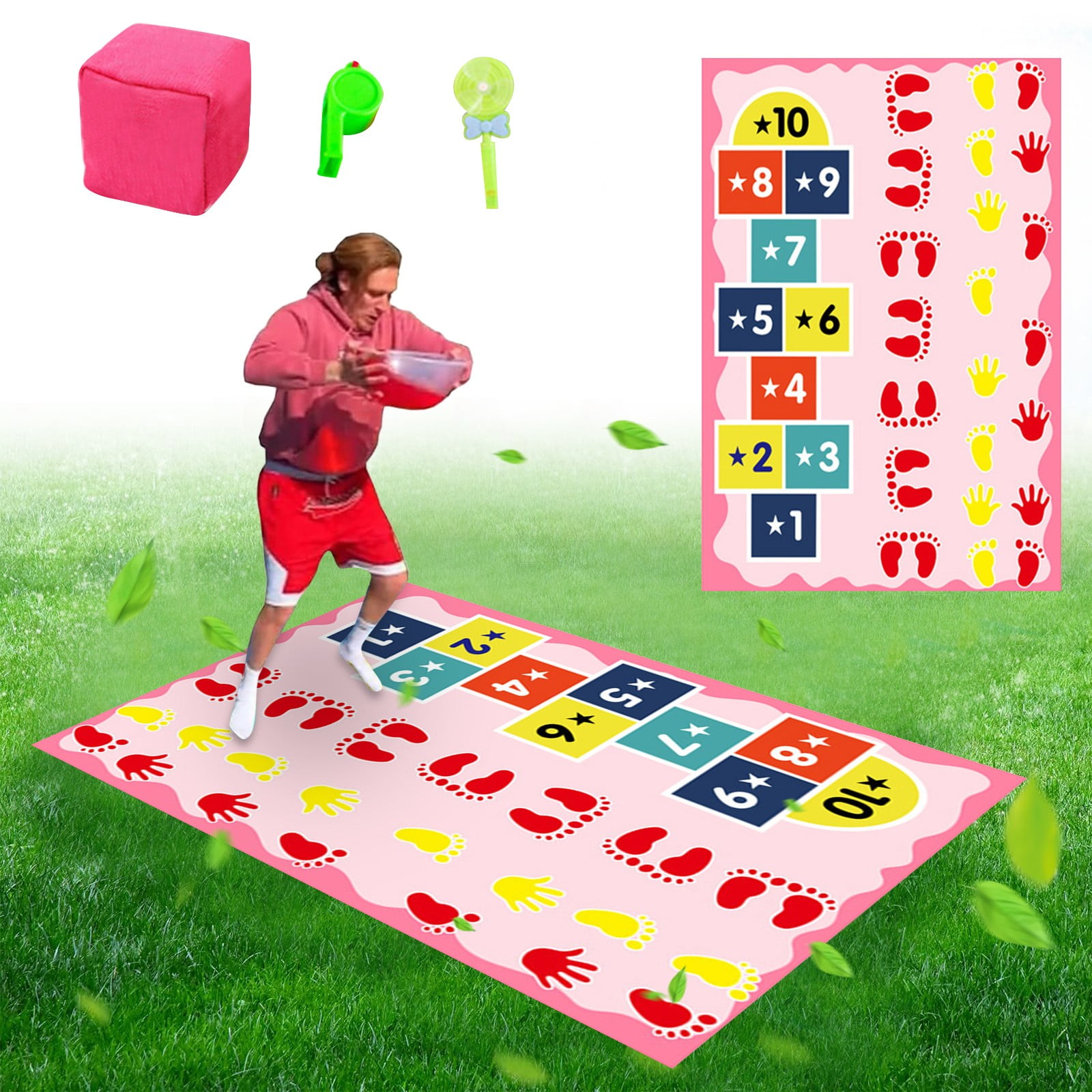 FIGHTY—Slide Hopscotch Games For Adults Hands And Feet Sports Slide ...