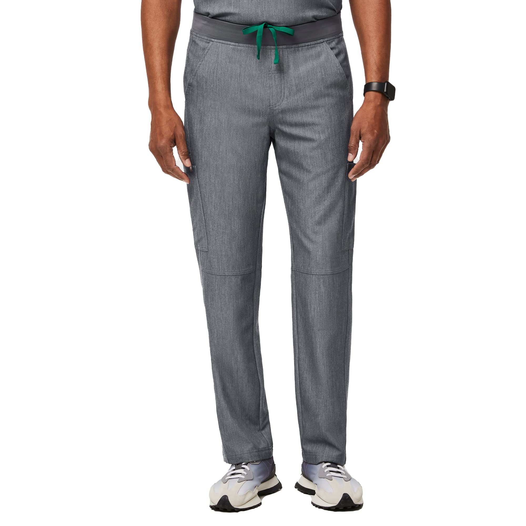 FIGS Axim Cargo Scrub Pants for Men – Graphite, Short M - Walmart.com