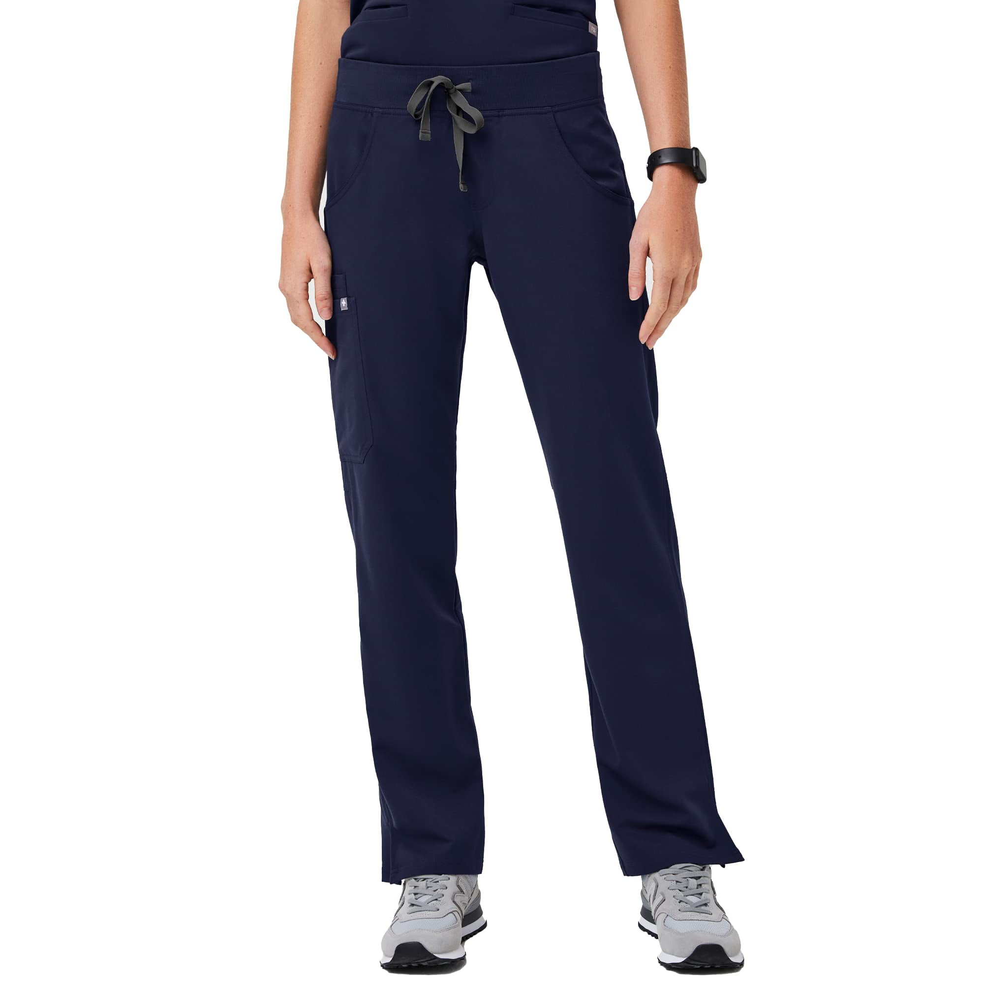 FIGS Kade Cargo Scrub Pants for Women - Navy, XS - Walmart.com