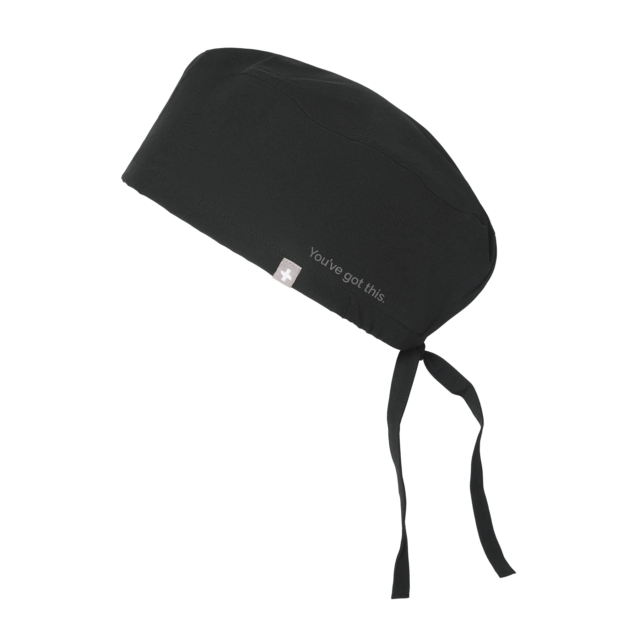 FIGS Modern Classic Unisex Scrub Cap Black 'You've got This' One Size ...