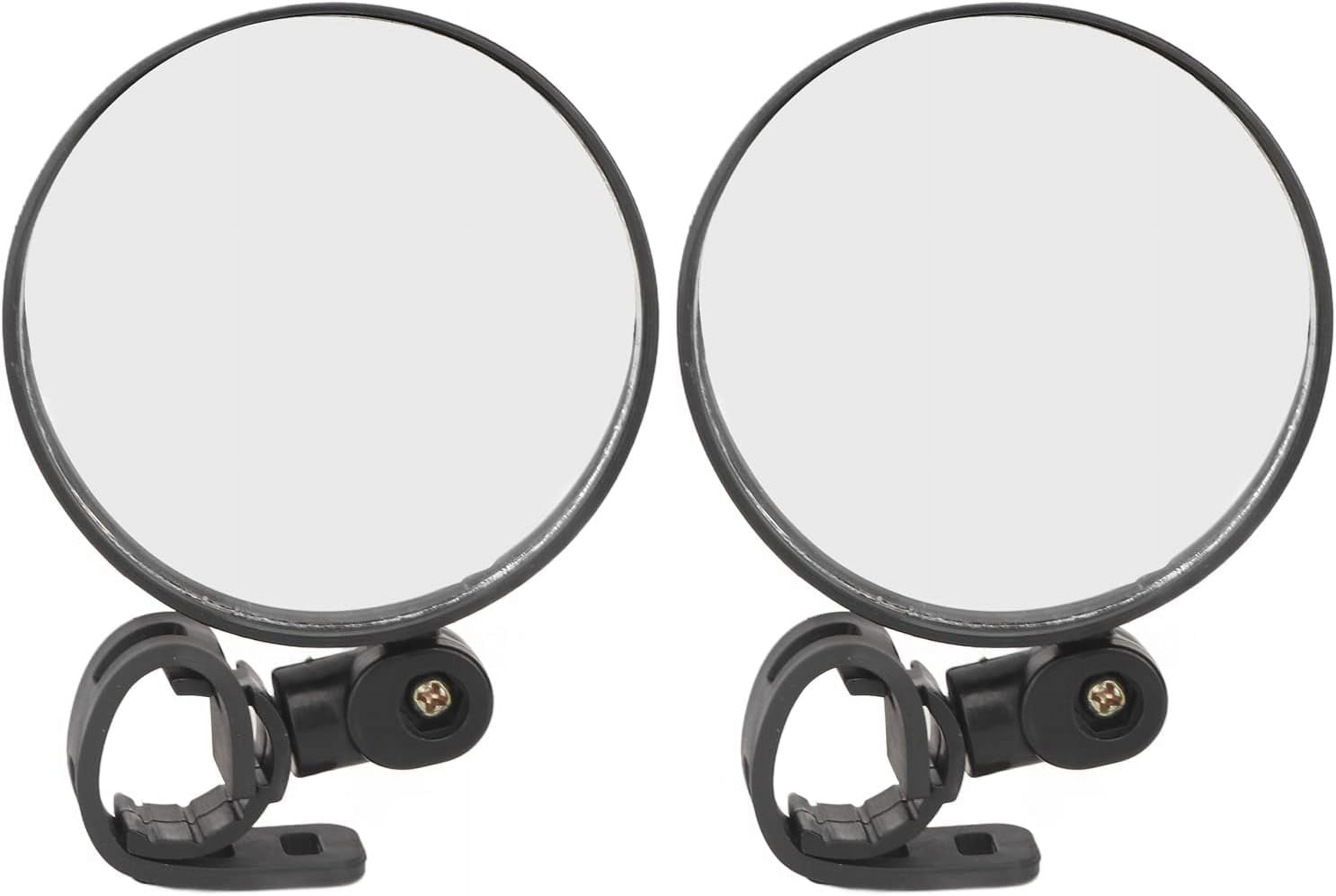 FIGT-2 Pieces Bike Mirror,Tunable Rear View Mirror, Wide Angle Round Scooter Rearview Mirror ...