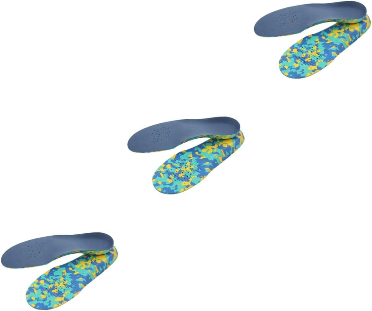 FIGT-3 Pairs Active Gel Shoe Inserts Orthotic Shoe Pads Arch Support ...