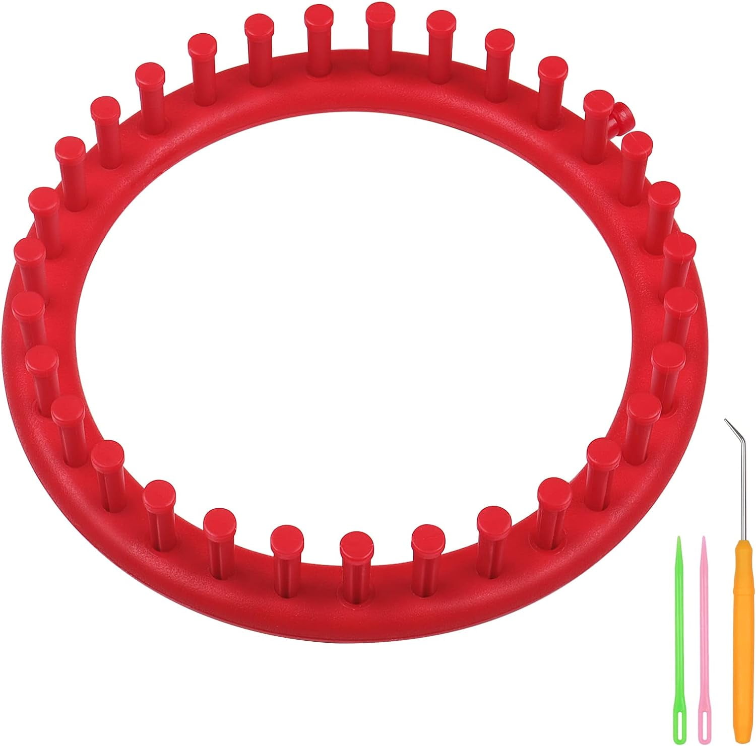 FIGT-4 PCS Round Knitting Loom, 7.5in Diameter Sturdy and Lightweight ...
