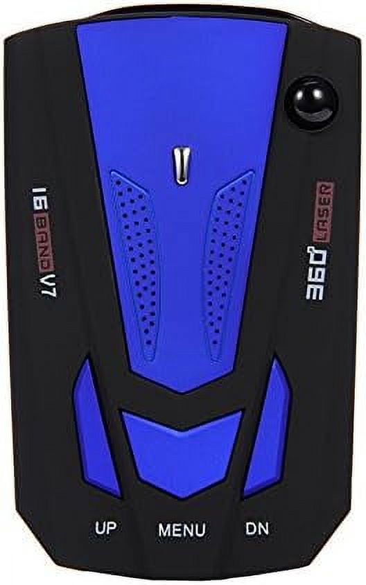 DJH-A+ Portable V7 Car Radar Detector 360 Degrees 16 Band Voice Alert ...