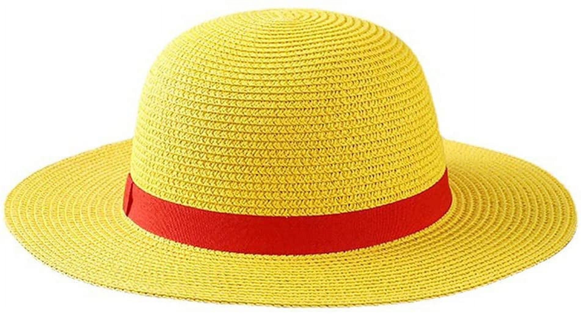 FIGT-Luffy Straw Hat Multifunctional Anime Cartoon Character Sunscreen ...