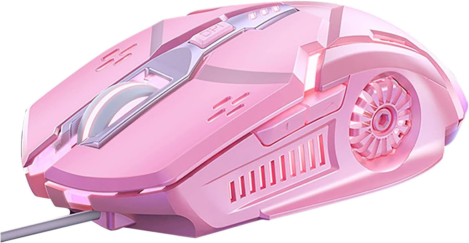 FIGT-Wired Gaming Mouse, 4 Adjustable DPI Up to 3600,6 Programmable ...