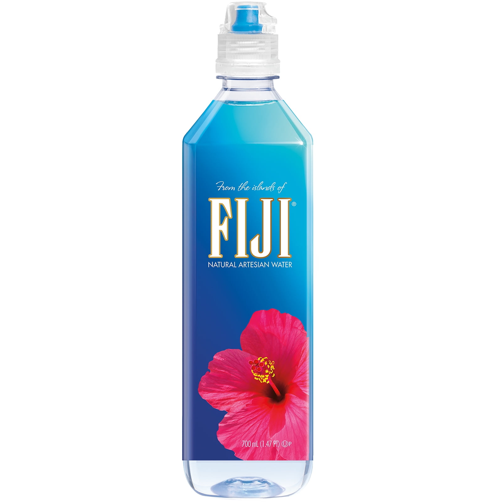 FIJI Natural Artesian Bottled Water 700 mL / 23.7 fl oz (Single Bottle ...