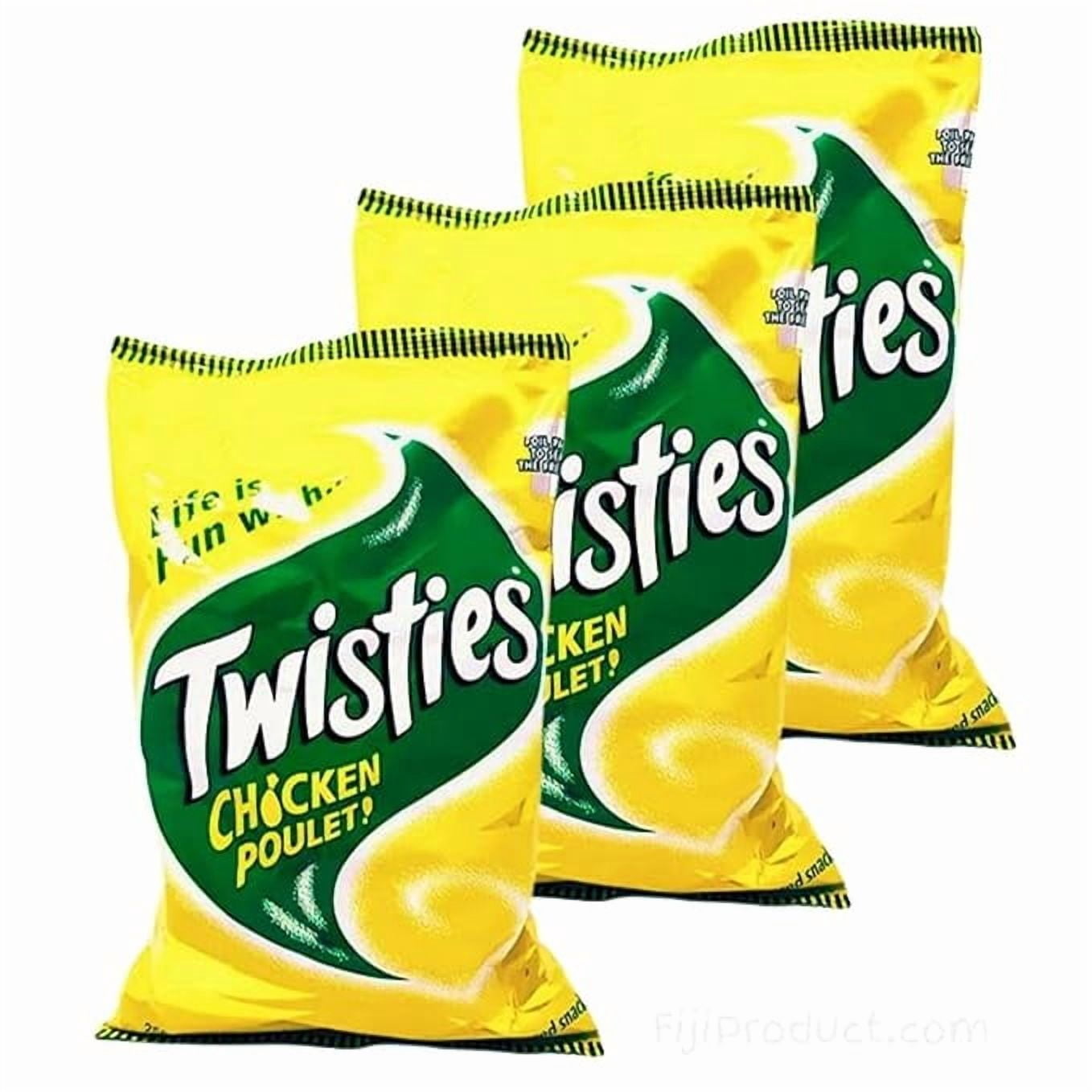 FIJI Twisties (Pack Of 3 x 250g) Unique CHICKEN Poulet Flavor Snack ...